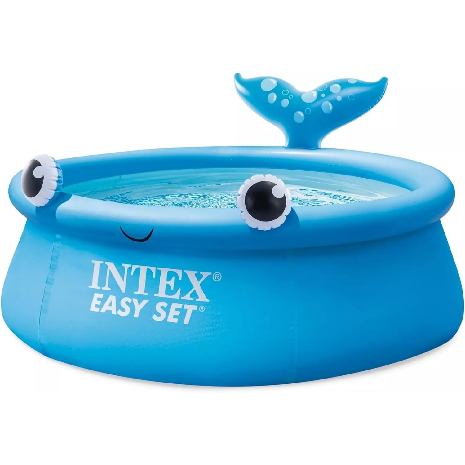 INTEX 26102EH Jolly Whale Easy Set Inflatable Pool: 6ft x 20in ...