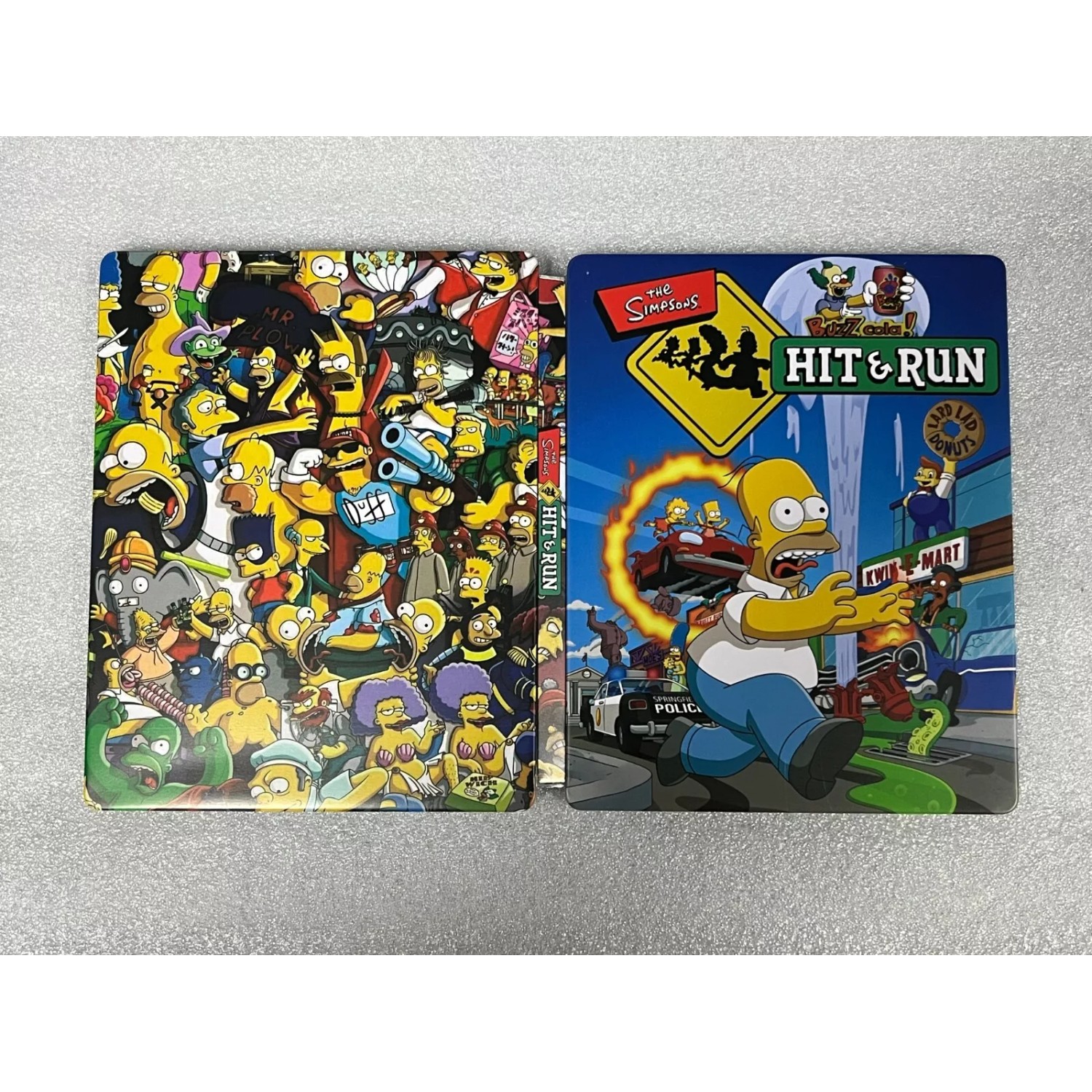 sony playstation 5 The Simpsons Hit & Run Custom made steelbook case ...
