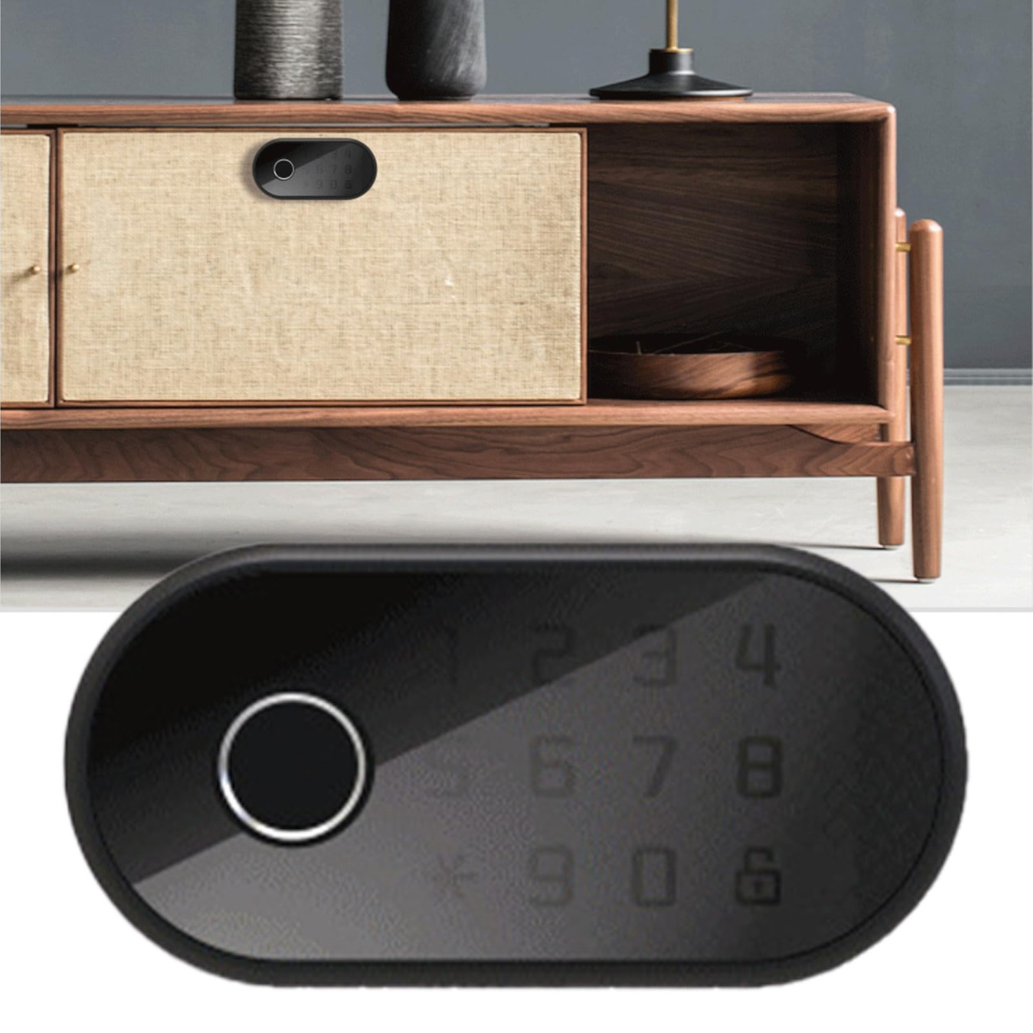 Drawer Fingerprint Password Lock Biometric Electronic Cabinet Access ...