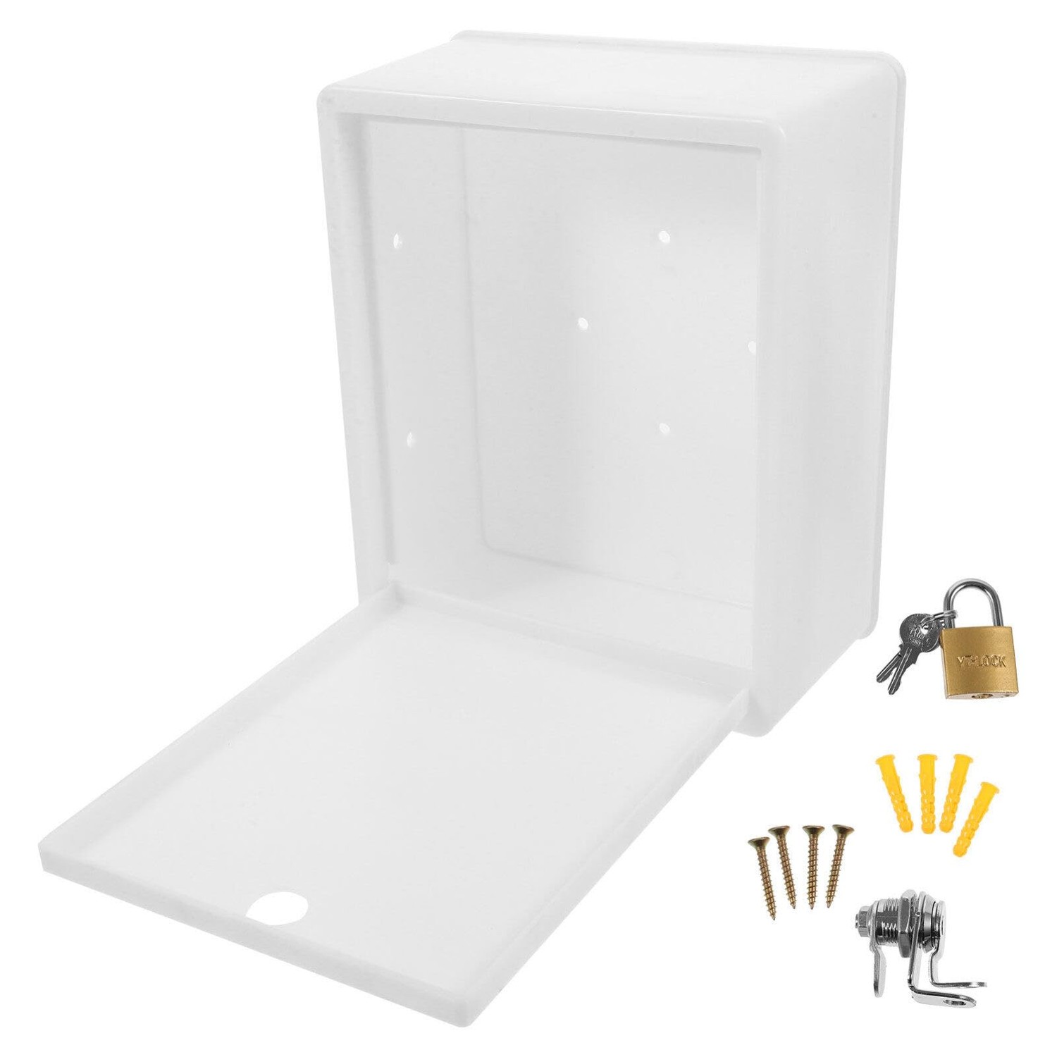 Box Milk Crate Front Porch Holder for Packages Milk Container Wall ...