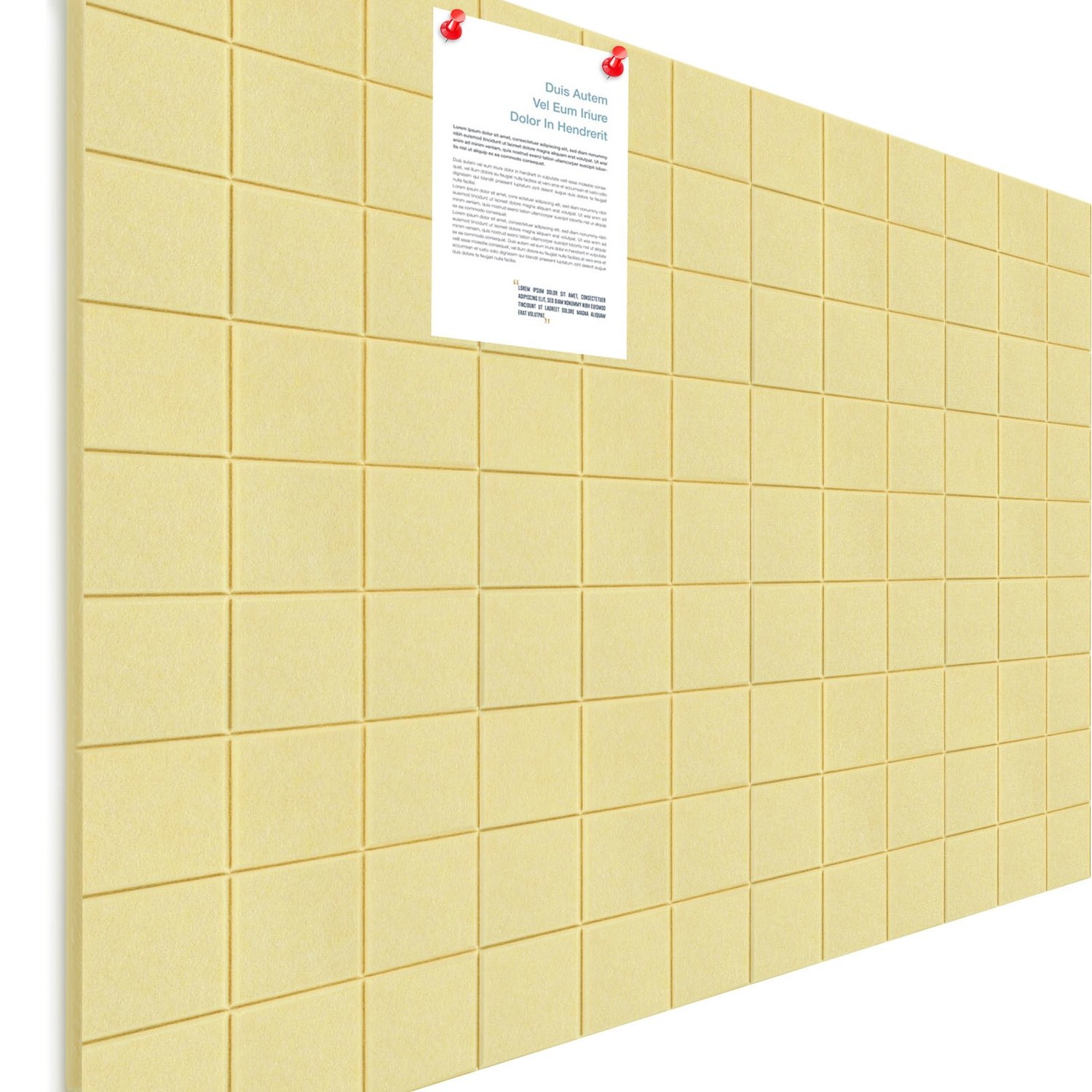 Honoson 12 Pack 48 x 36 Inches Large Cork Board Felt Wall Tiles with ...