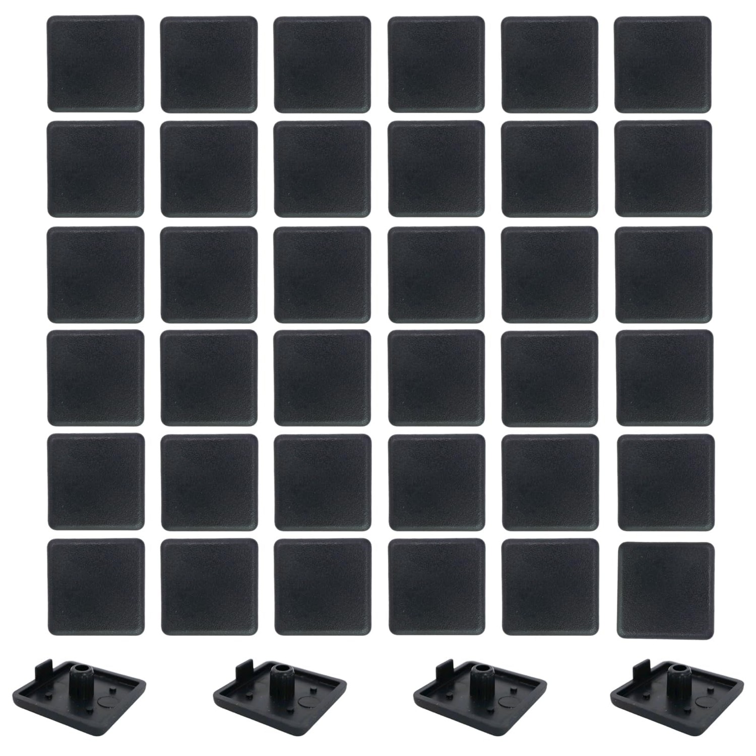 Pack of 40 Aluminium Profile 3030 End Caps, Aluminium Profile Caps 30 x ...