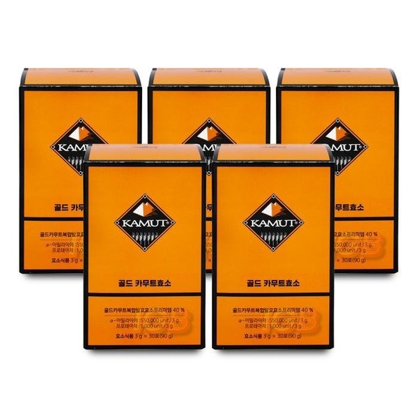 KAMUT Gold Kamut Enzyme 3g x 30 sachets, 5 boxes_sh / KAMUT 골드 카무트 효소 ...