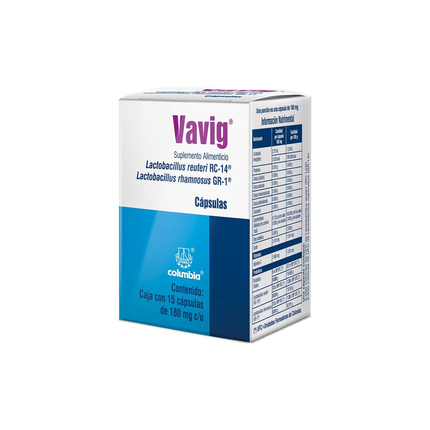 Vavig, 5 billones de probióticos Lactobacillus rhamnosus GR-1 y ...