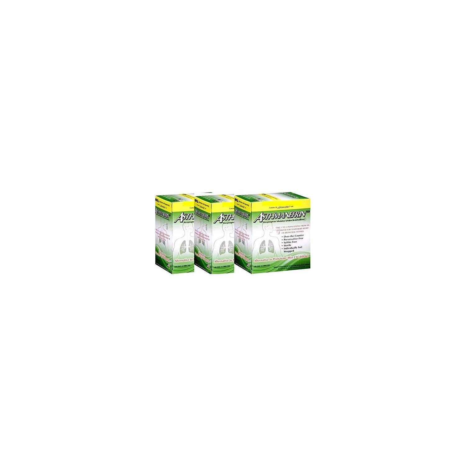Asthmanefrin Asthma Medication Refill, 30 Count (Pack of 3) - ibspot.com