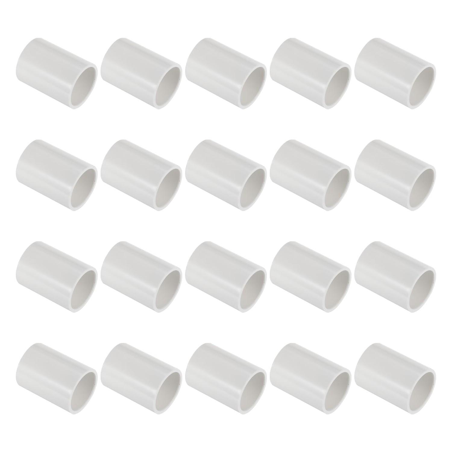 PATIKIL 1" PVC Pipe Fitting Coupling Adapter, 2 Pack Straight Pipe Slip ...