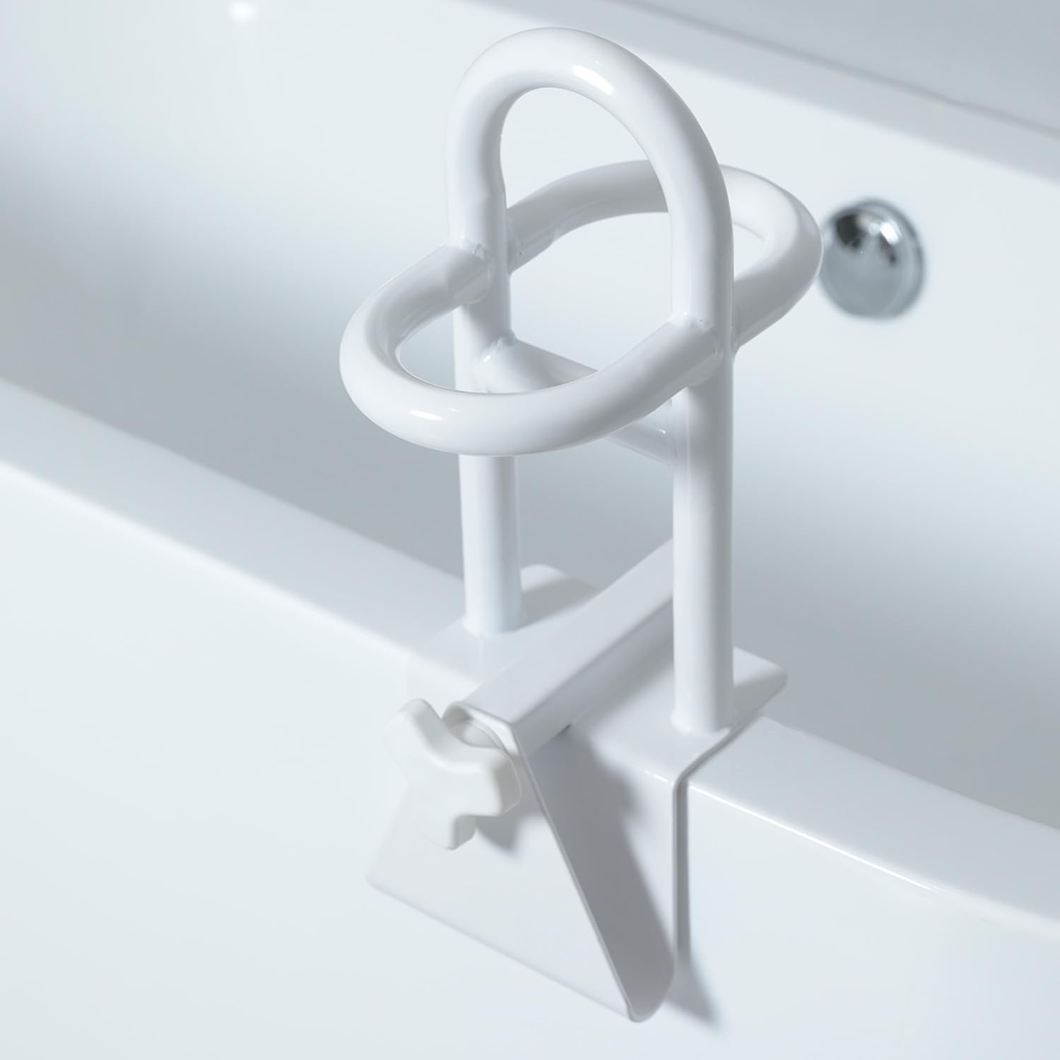 Triple Grip Adjustable Bathtub Handles for Seniors, Tub Grab Bars for ...