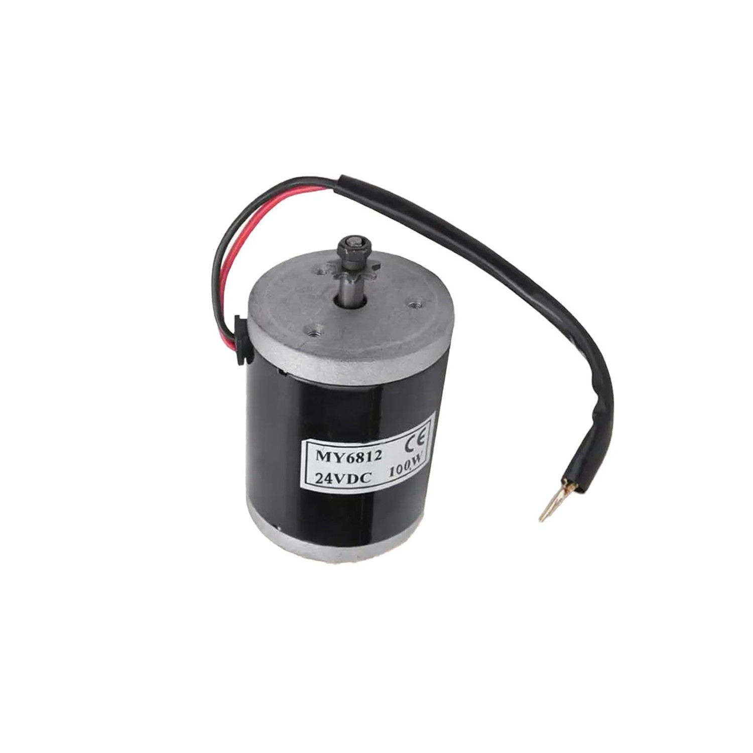 24V 100W Electric Scooter Motor with 9 Tooth 25H Chain Sprocket Brushed ...