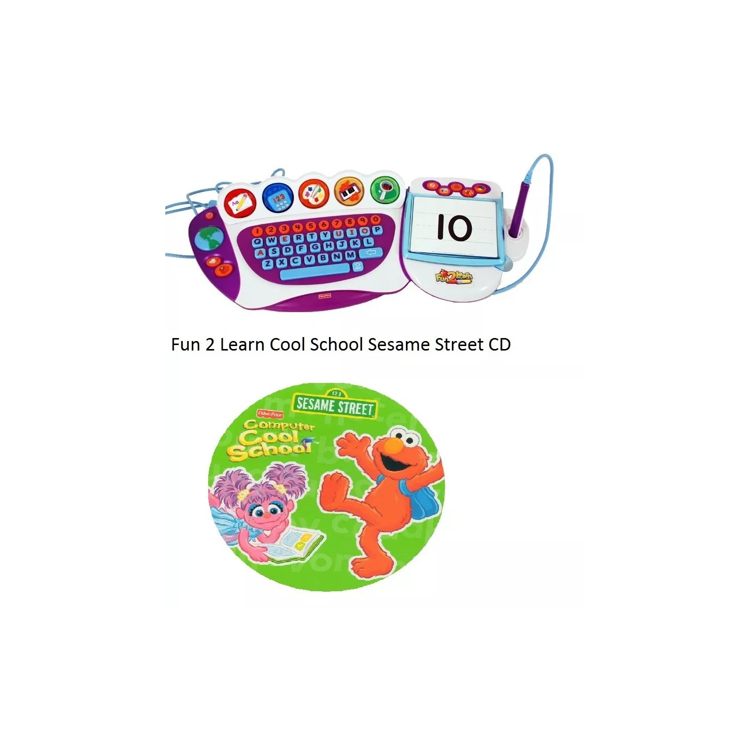 Fisher-Price Fisher Price Fun 2 Learn Computer Cool School Software ...