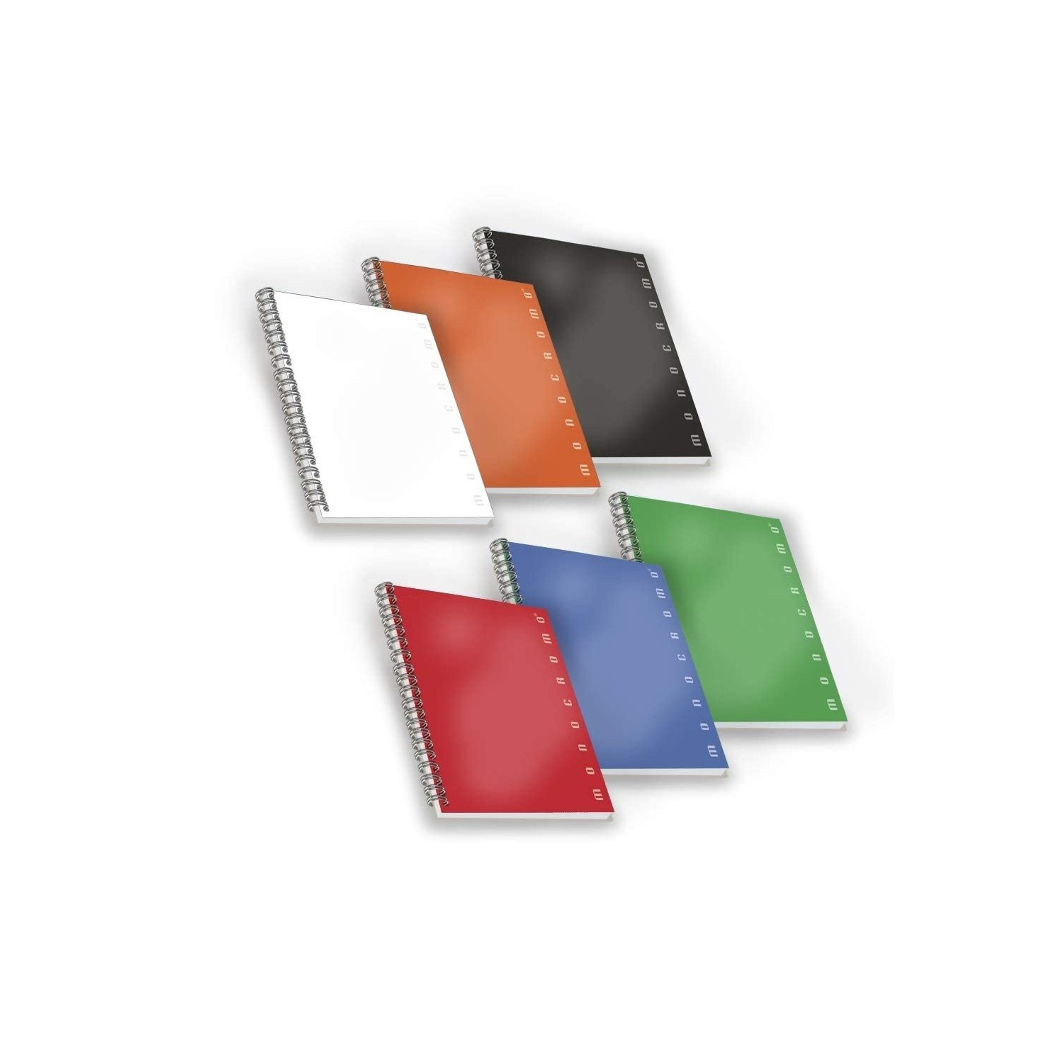 Pigna Maxi Spiral A4 Lined 1R Lines 1 Line Pads, Multi-Colour - ibspot.com