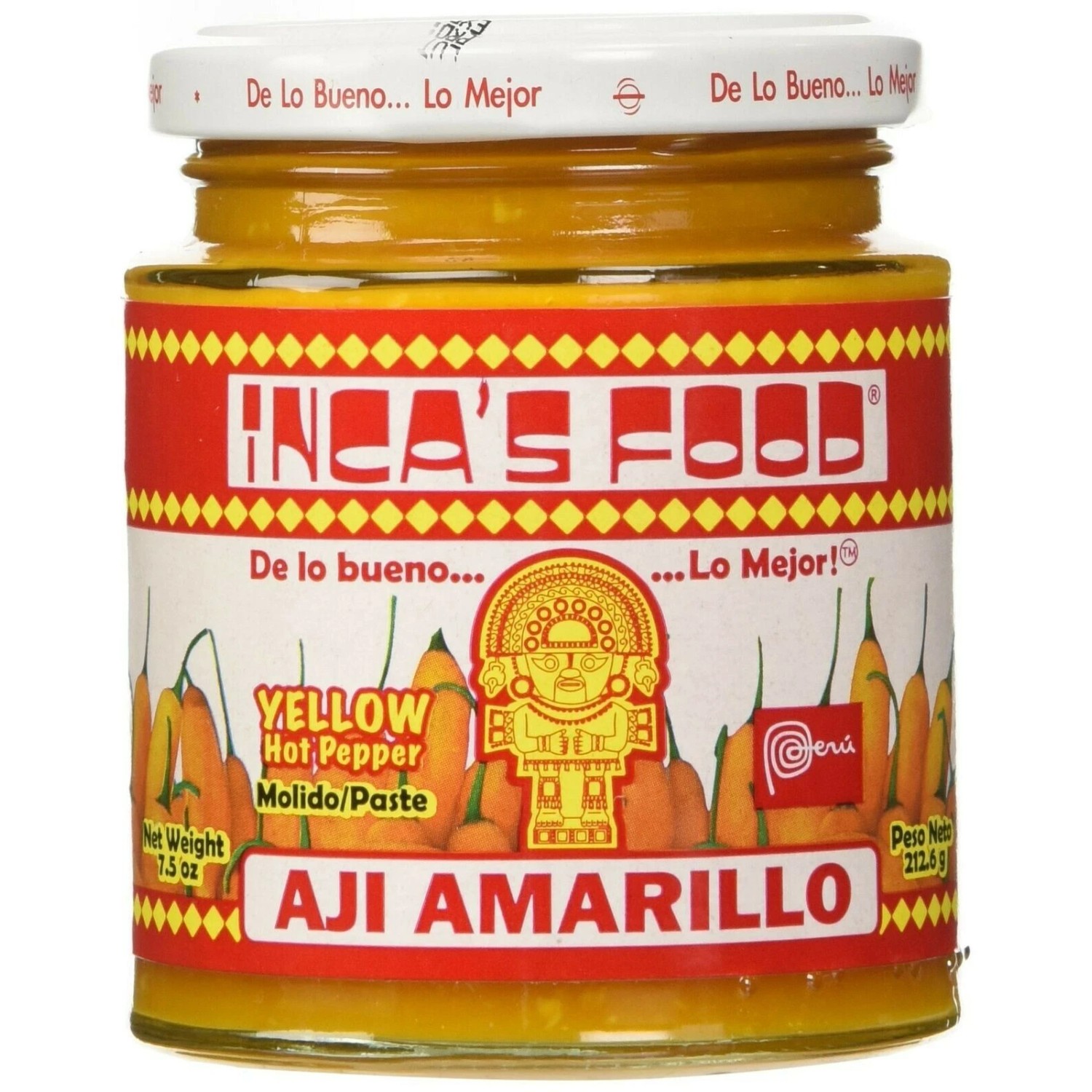 Inca's Food Aji Amarillo Paste - Hot Yellow Pepper Paste, 7.5 Oz Jar ...