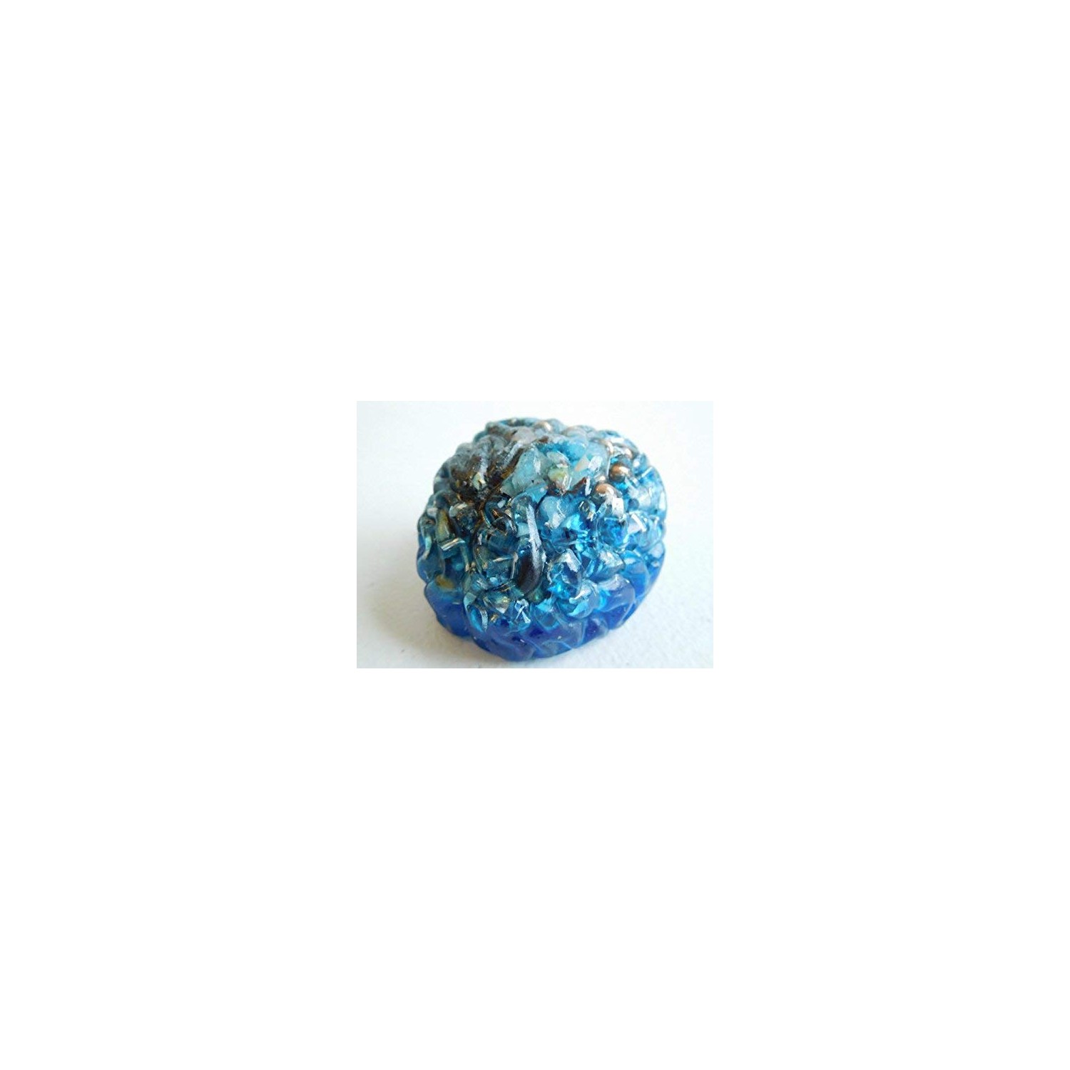 1 Transparent Blue Power Brain Crystal Orgone Generator Energy ...