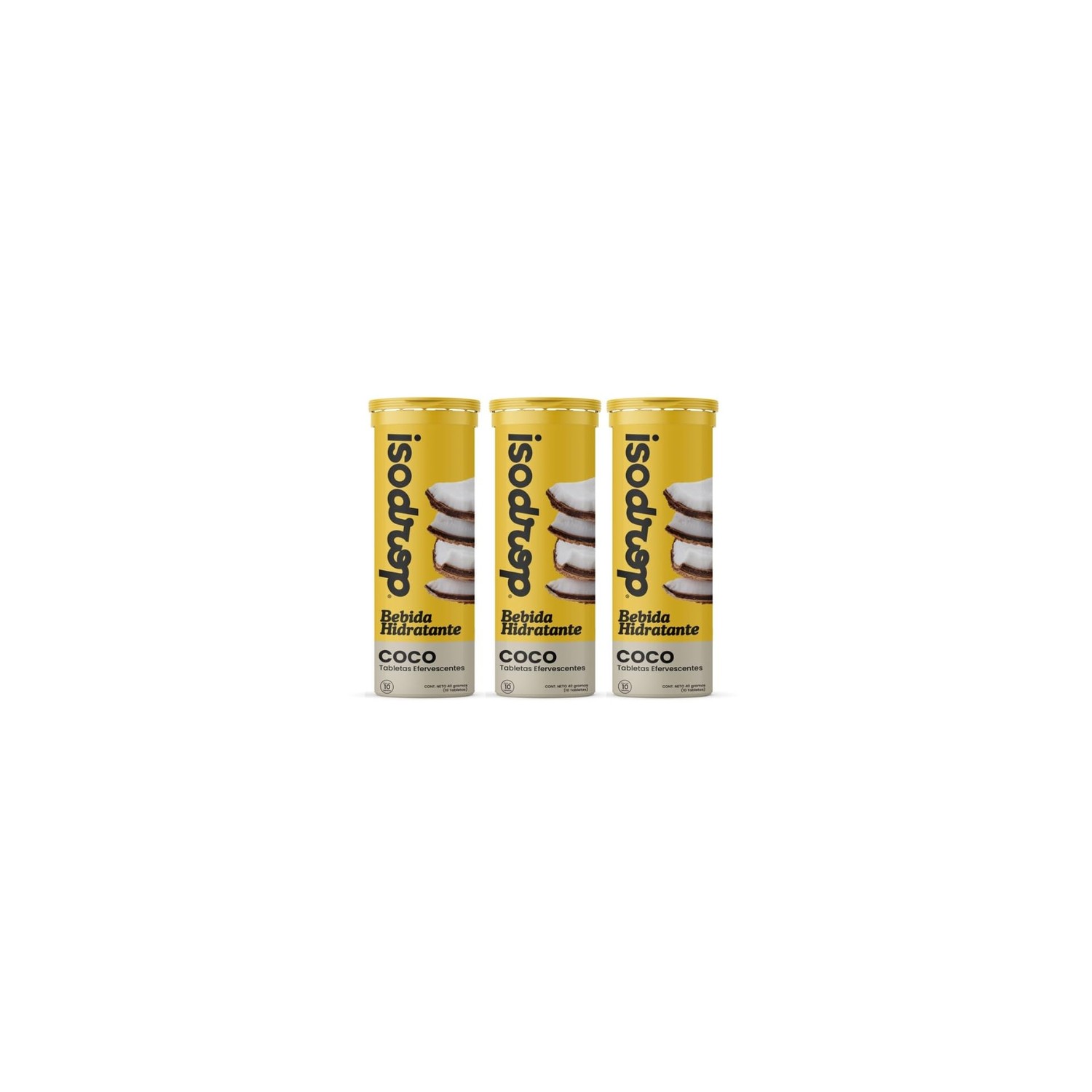 ISODROP Electrolitos Tabletas Efervescentes 30 Tabletas, 0% Azúcar ...