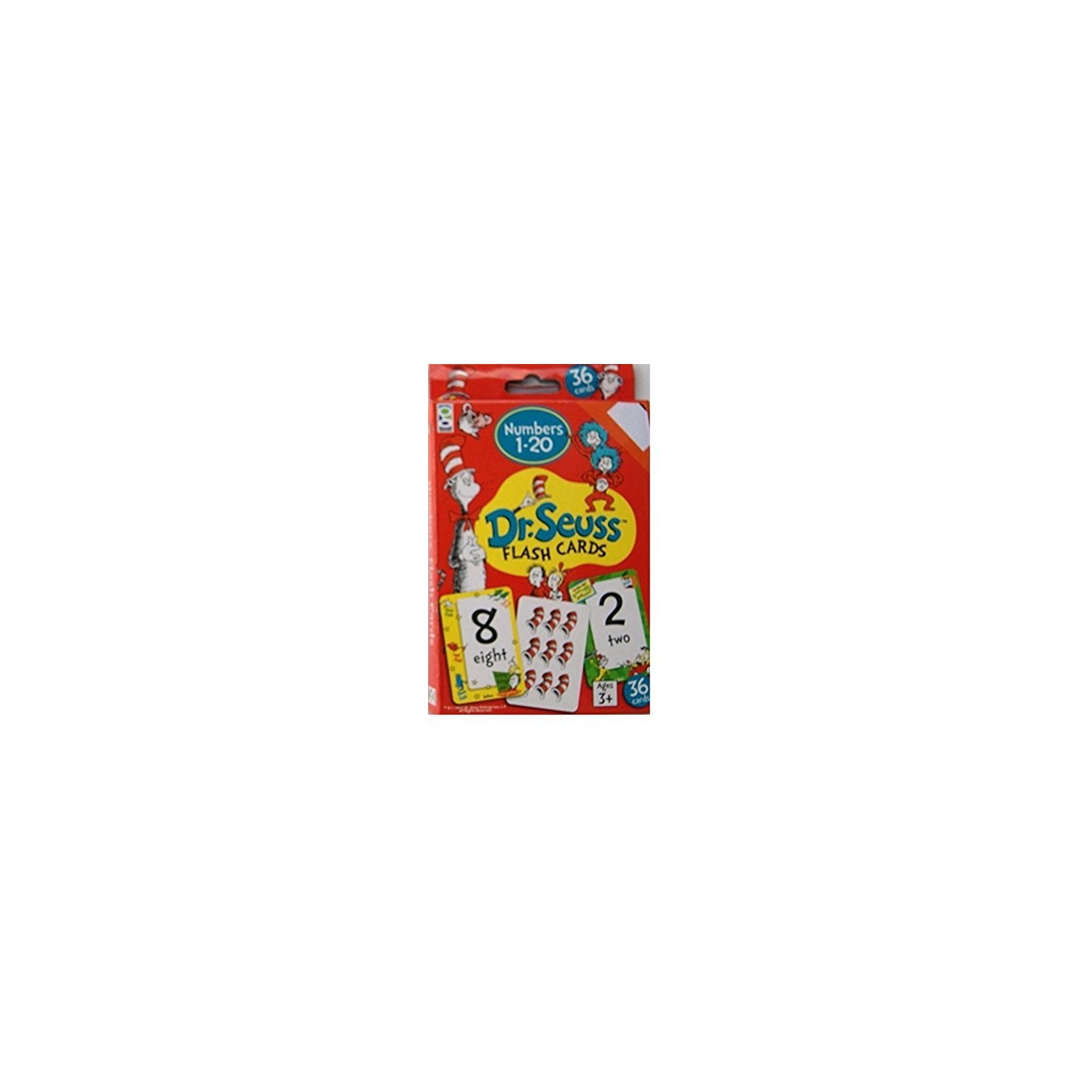 Dr. Seuss Flash Cards Numbers 1-20 by Dalmation Press - ibspot.com