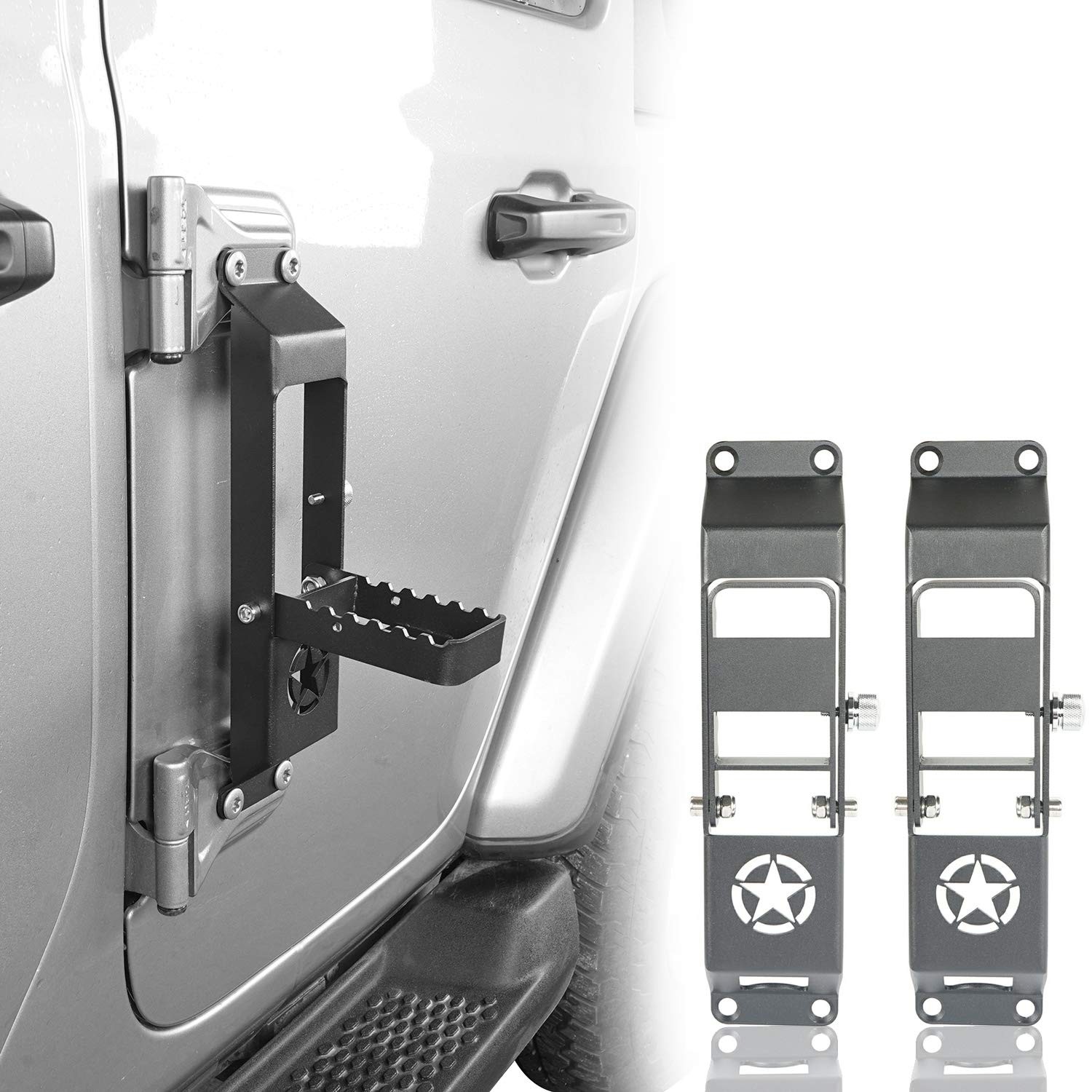 Hooke Road Door Hinge Steps Metal Folding Door Pedal w/Star Sign ...