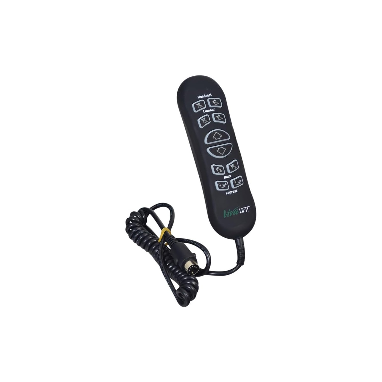 AlveyTech 10-Button 5-Pin Remote Hand Control for Pride VivaLift Lift ...