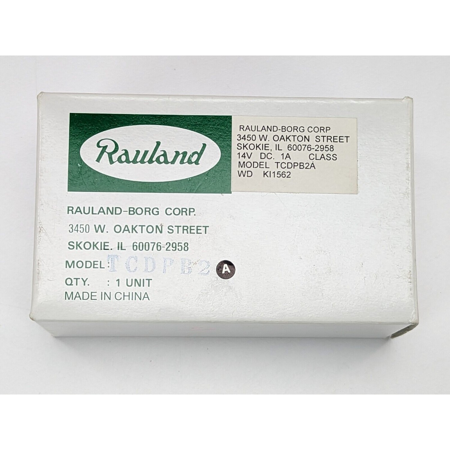 Rauland Borg New Rauland TCDPB2 Telecenter Dual Call Switch Fire Alarm ...