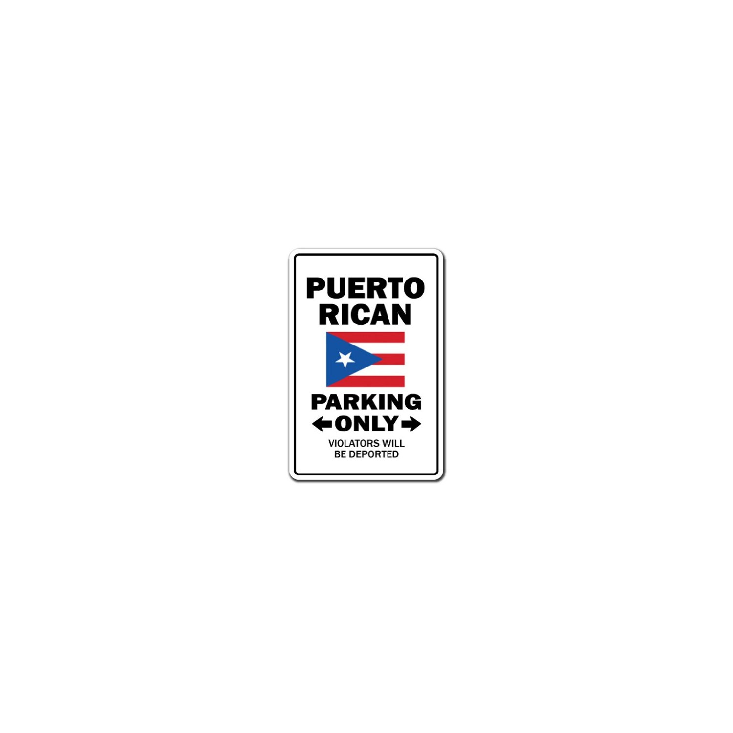 PUERTO RICAN Parking Sign puerto rico virgin islands vacation | Indoor ...