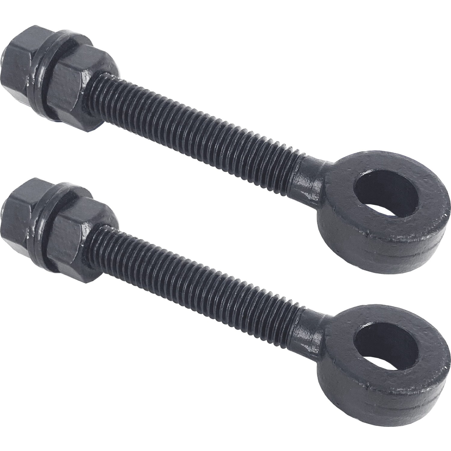IRONTITE® 2 Pack Black Gate Hinges Eye Bolt, 12mm x 100mm Long ...