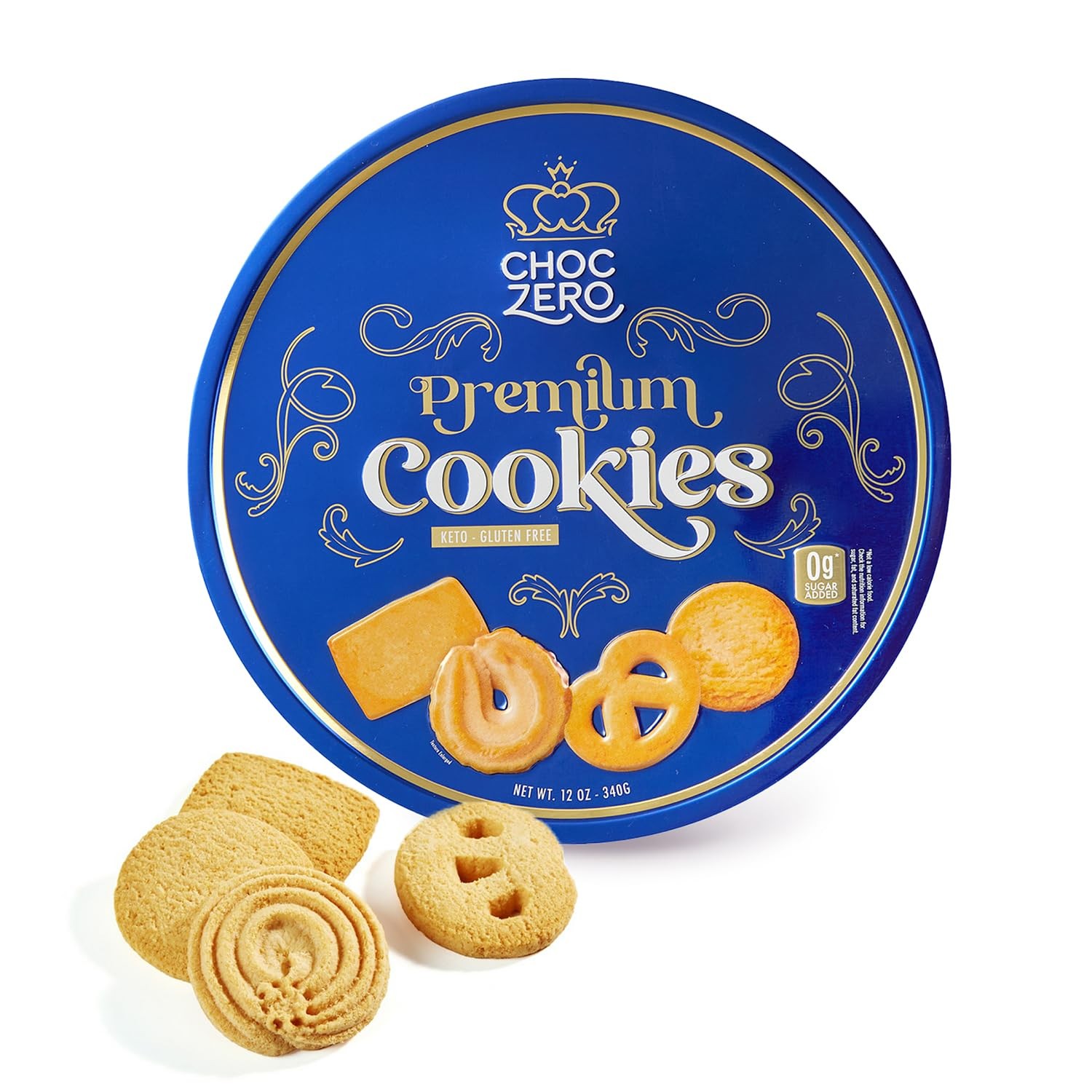 ChocZero ChocZero Keto Butter Cookies - Sugar Free Danish Shortbread ...