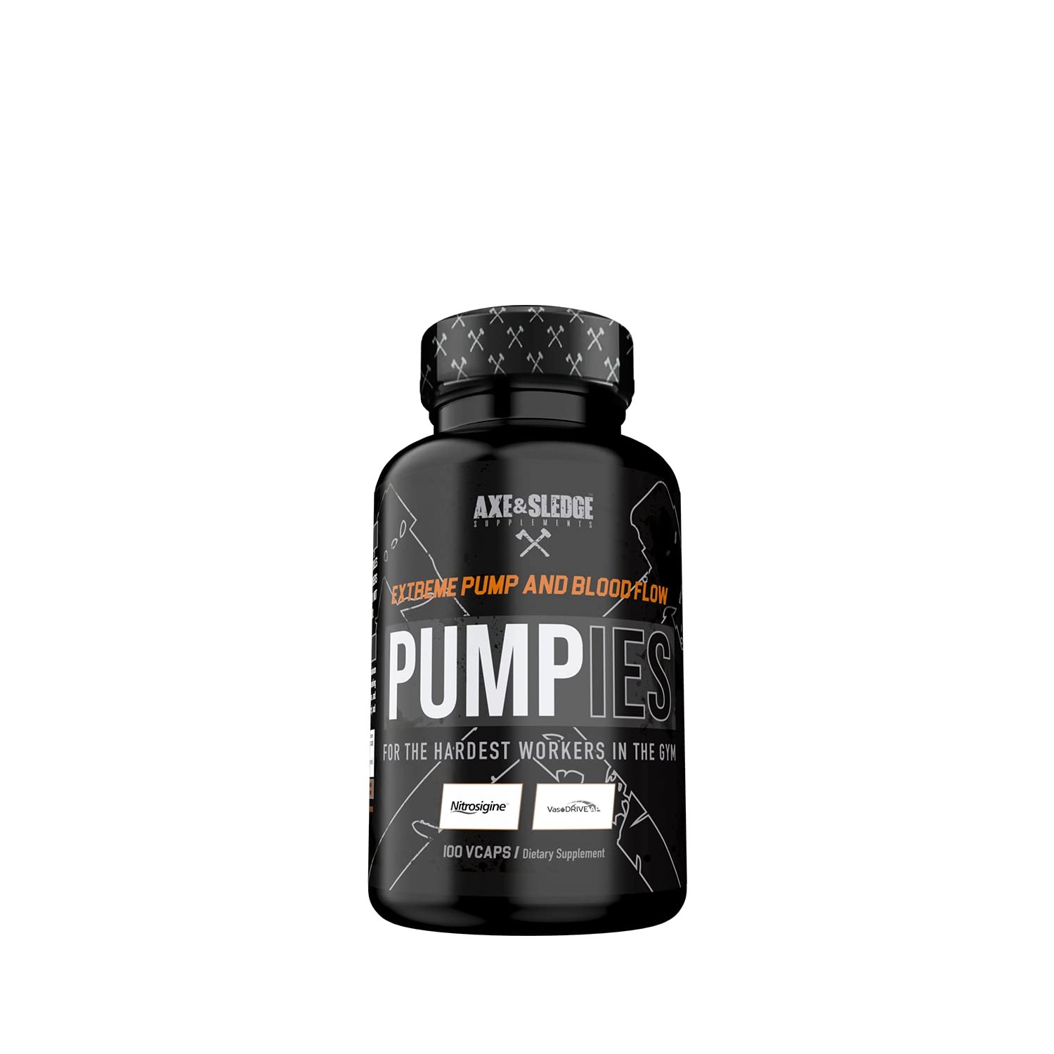 Axe & Sledge Supplements PUMPIES Nitric Oxide Booster with VasoDrive-AP and Nitrosigine ...