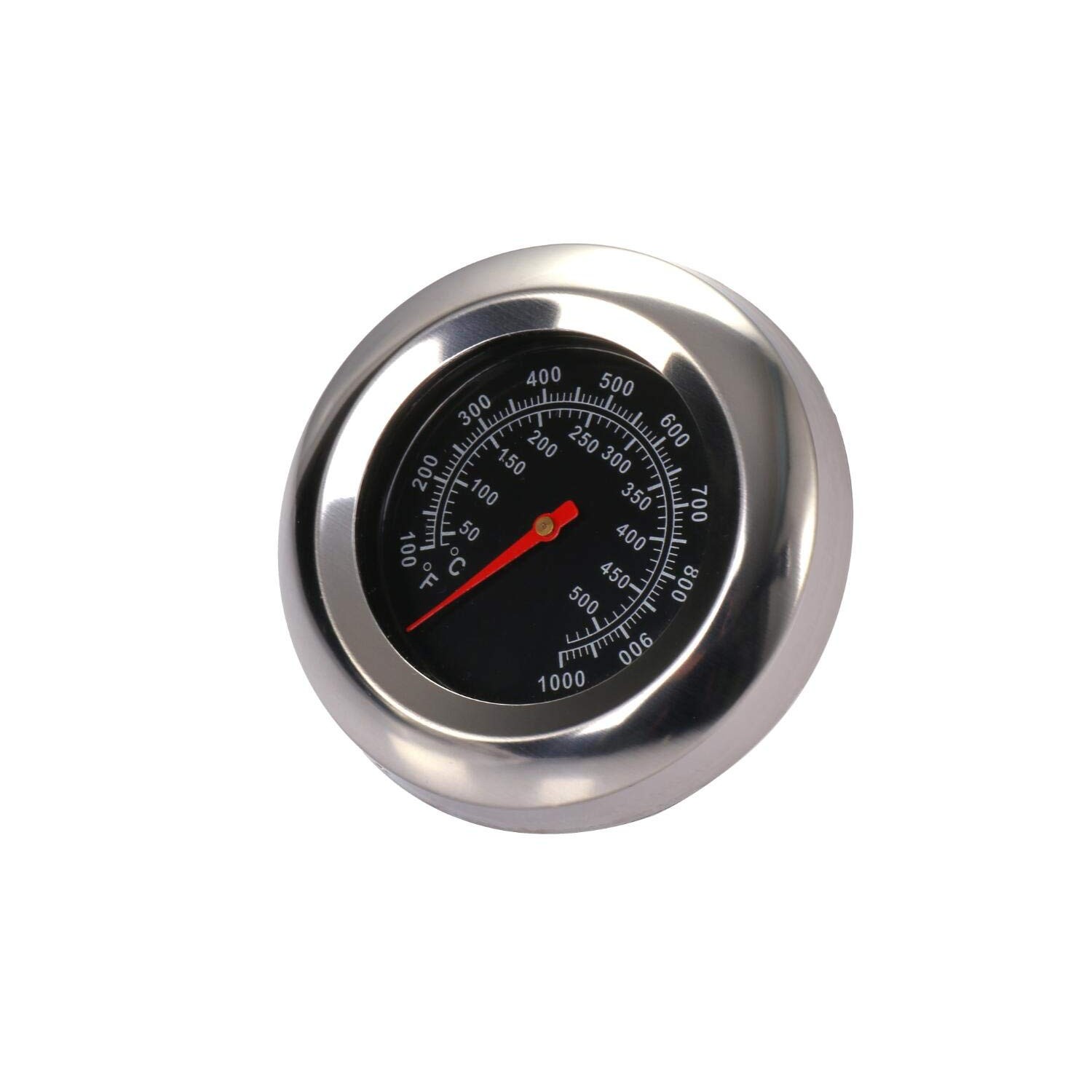 Barbecue Stainless Steel Thermometer Black (50-500℃) Temperature Gauge ...