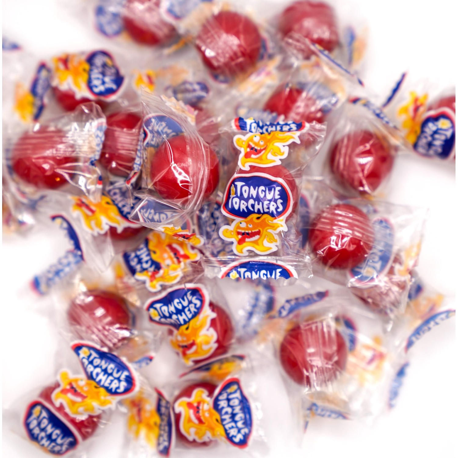 Tongue Torchers Hot Spicy Cinnamon Hard Candy - 100 Fiery Red Hot ...