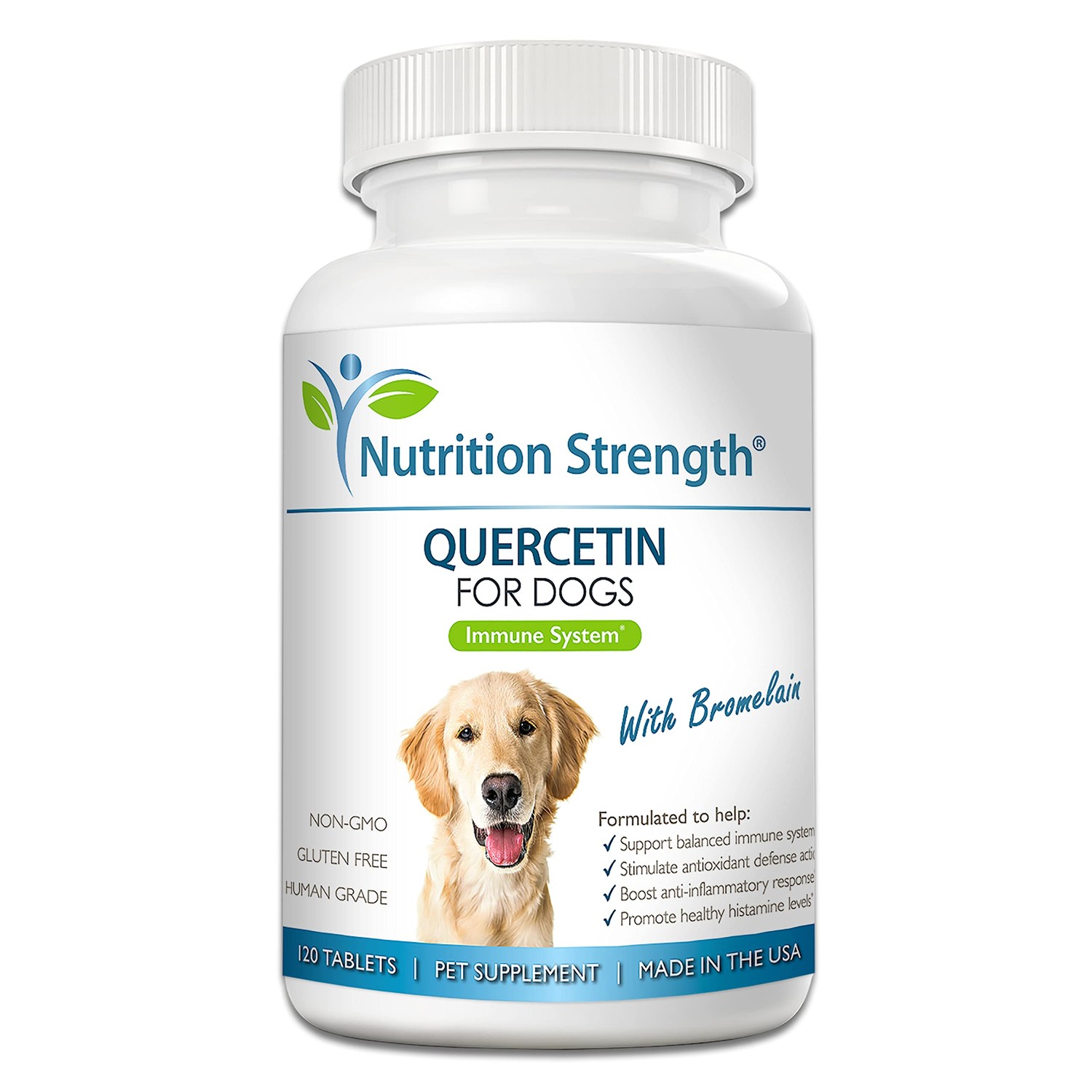 Quercetin for Dogs with Bromelain to Support Balanced Immune System ...