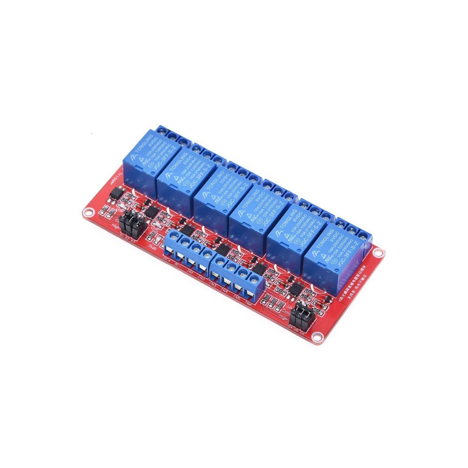PENGLIN 5 V 12 V 24 V Relay Module with Optocoupler High or Low Level ...