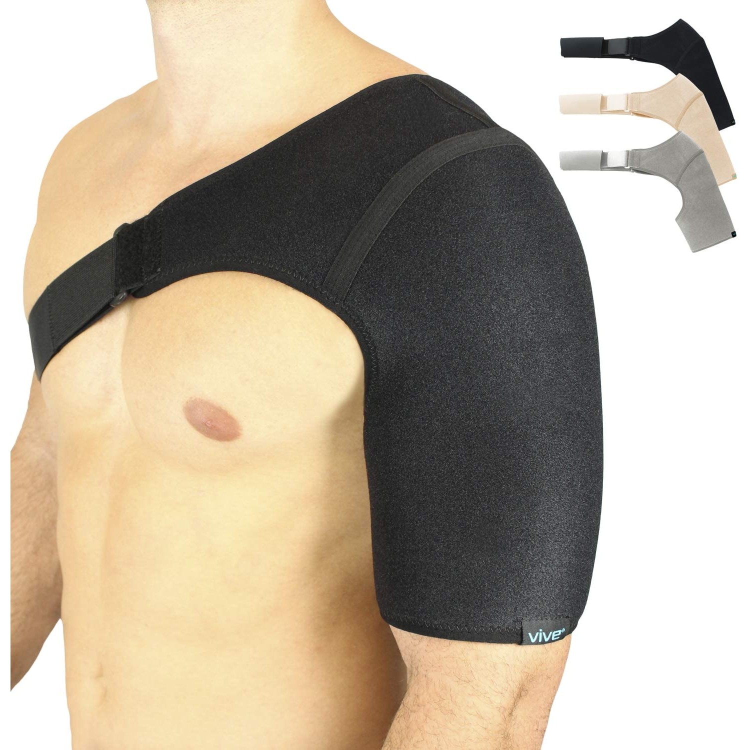 Vive Shoulder Brace - Rotator Cuff Compression Support - Men, Women ...