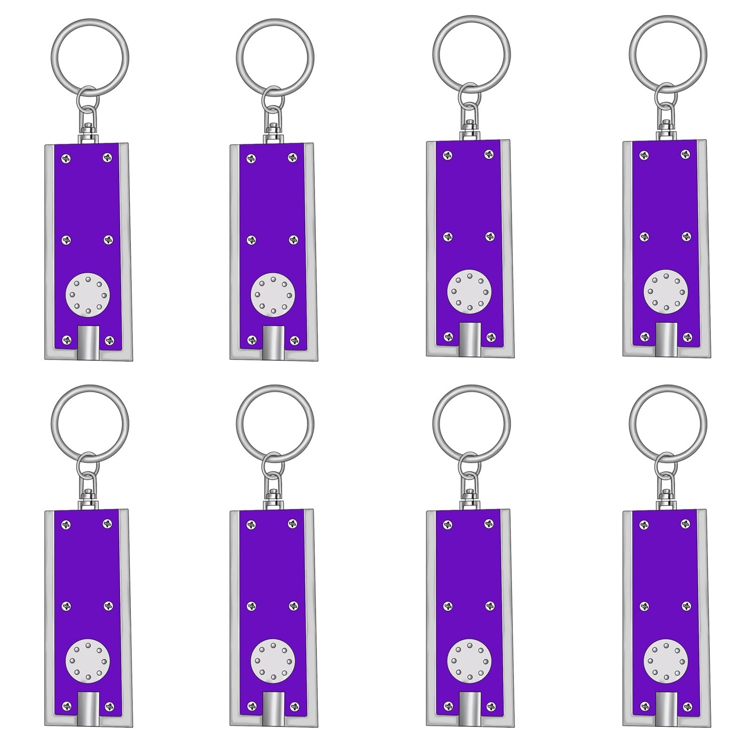 Daemson UV Keychain Flashlight, Compact Tiny Led Keychain Flashlight ...
