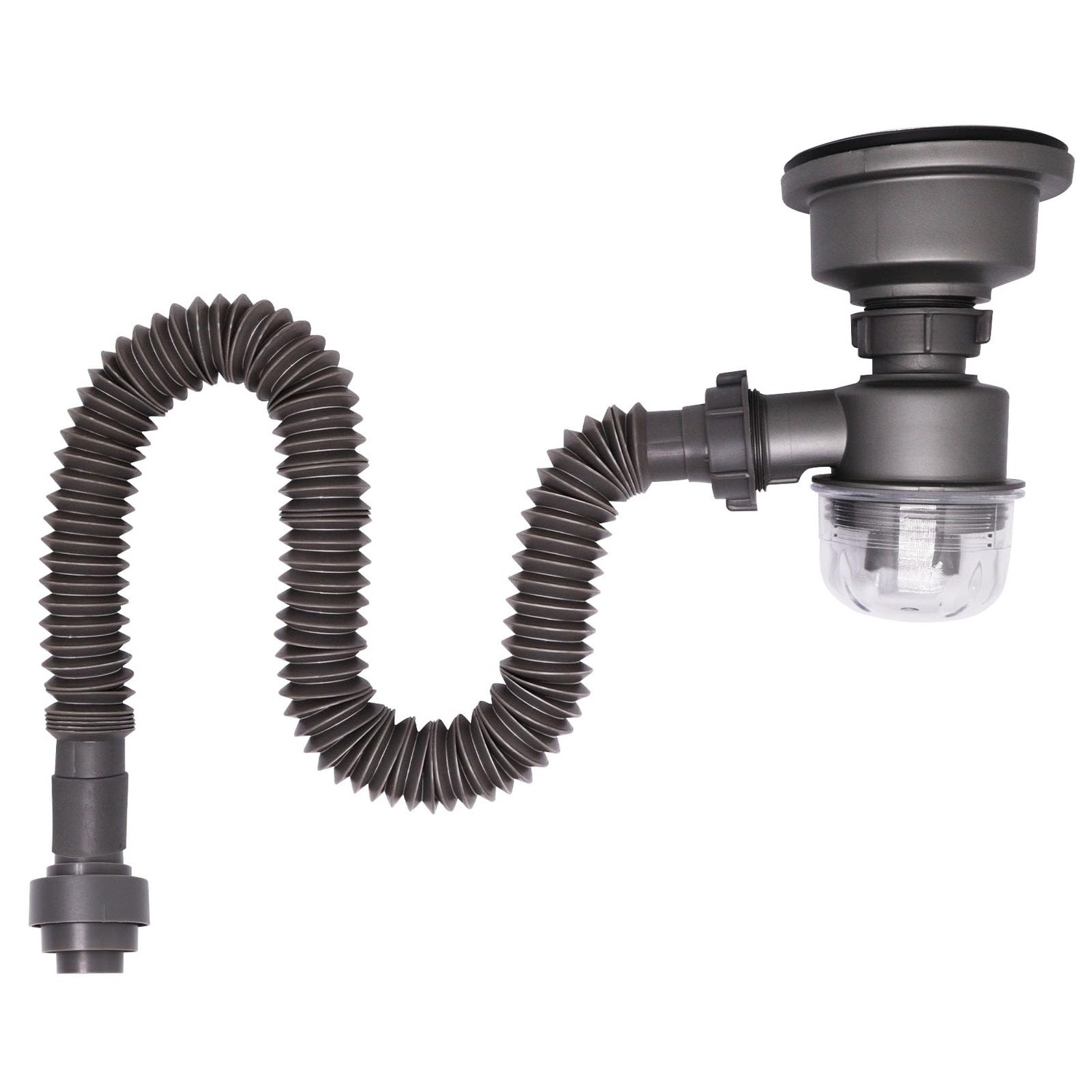 YuGtcen Kitchen Sink Drain Kit, Anti-Odor Expandable Flexible Drain ...