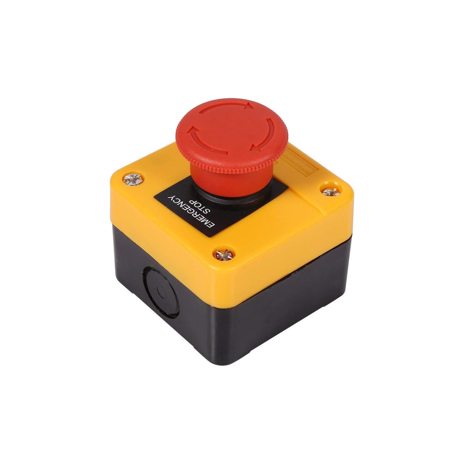 Emergency Stop Button, 660V 10A Plastic Red Mushroom Sign Weatherproof ...