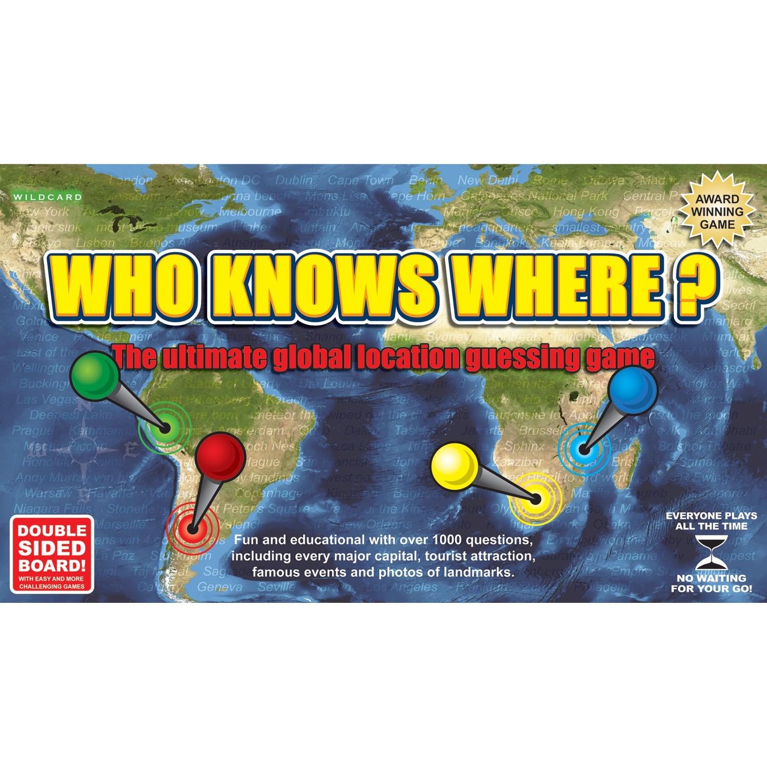 Who Knows Where? - The Location Guessing Educational Family Board Game ...