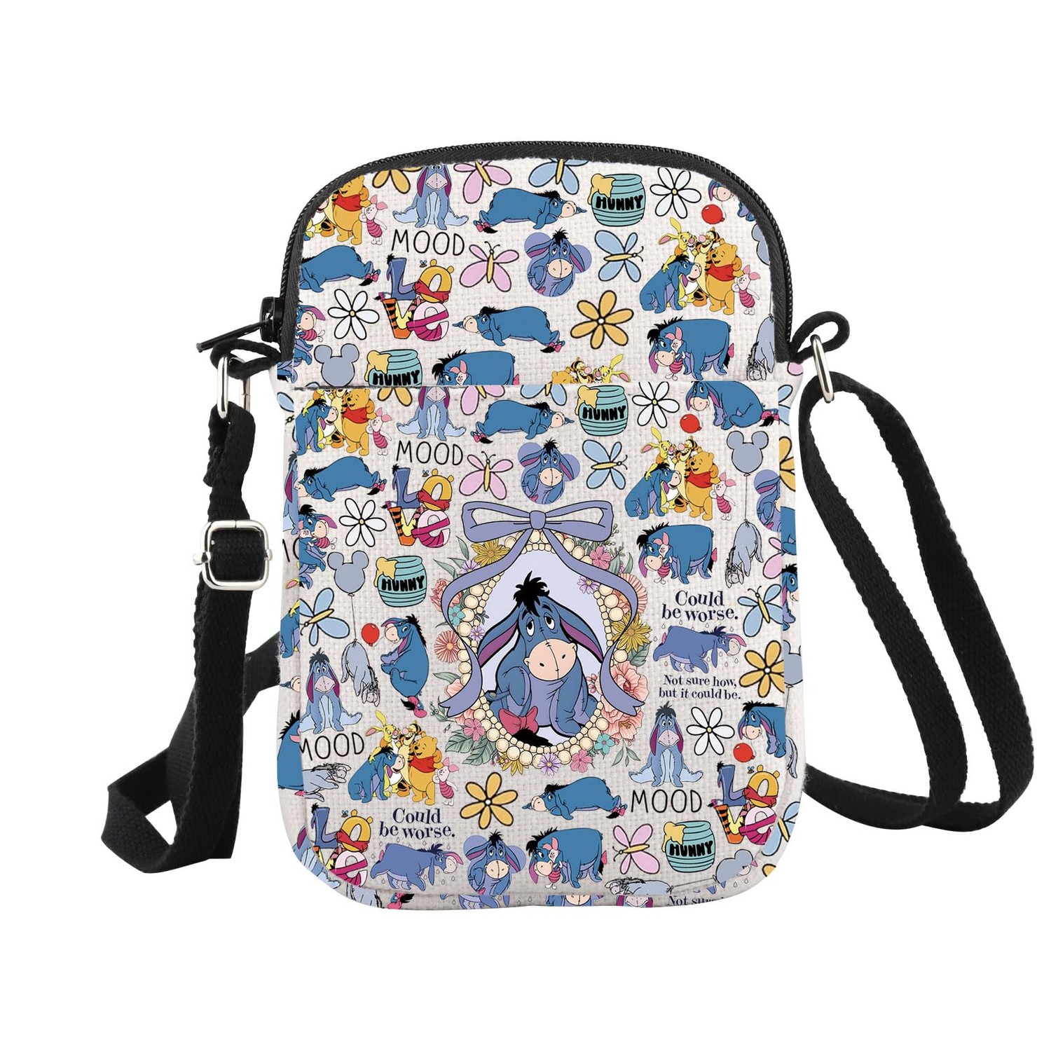 Cartoon Donkey Crossbody Bag Animal Kingdom Gift Donkey Character Gift ...