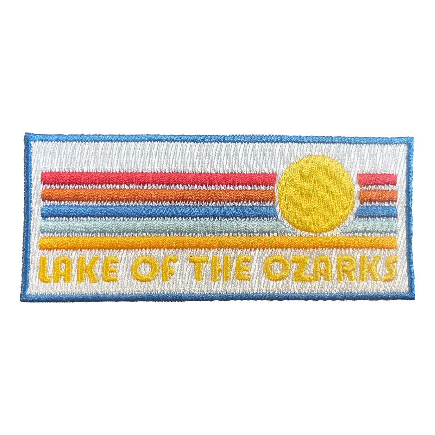 Lake of The Ozarks Patch - Parche retro 100% bordado para planchar o coser lago de los Ozarks ...