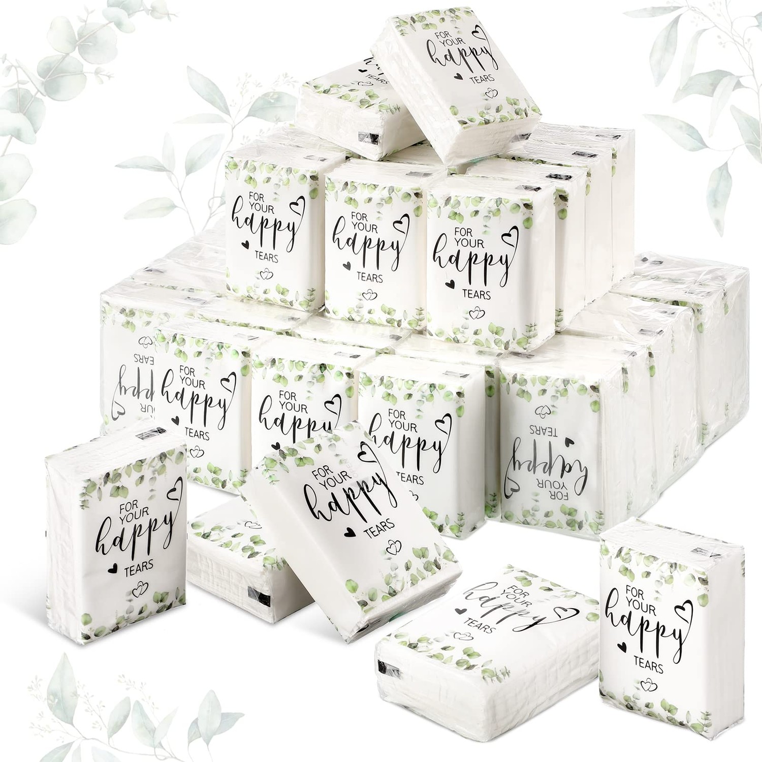 Wedding Facial Tissues Items for Wedding Welcome Bags Pocket Tissues ...