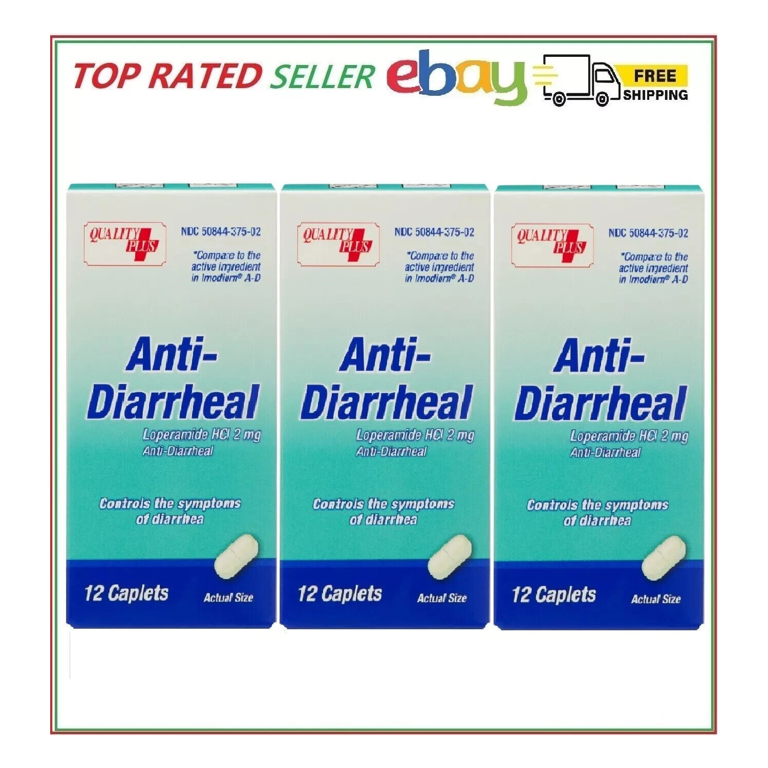 Quality Plus 3 BOXES Anti-diarrheal Medicine 2mg Tablets Quality Plus ...