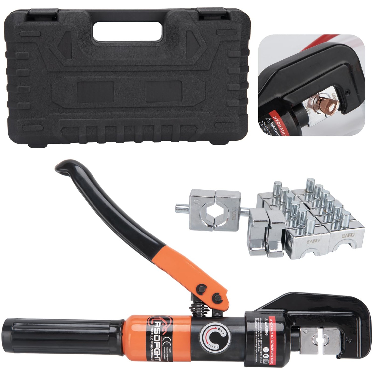 Hydraulic Crimping Tool, Hydraulic Wire Crimping Tool | 12 AWG to 2/0 ...