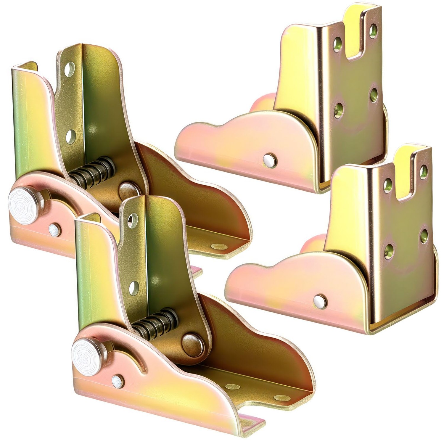 4 Pcs Self Locking Foldable Hinges, Self Locking Hinge Extension ...