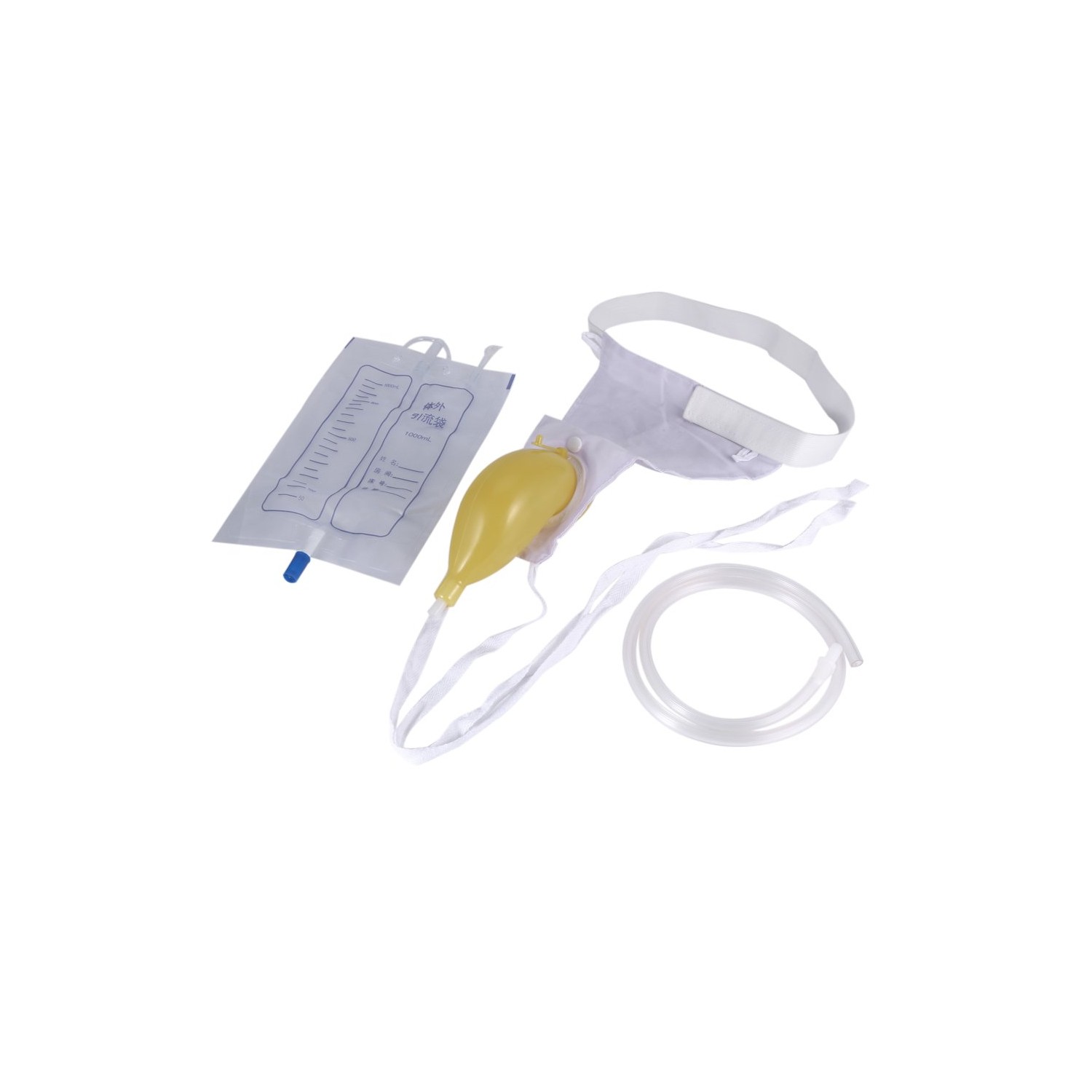 Portable Urinal, External Catheter for Men Male Catheter Men Urine Bag ...