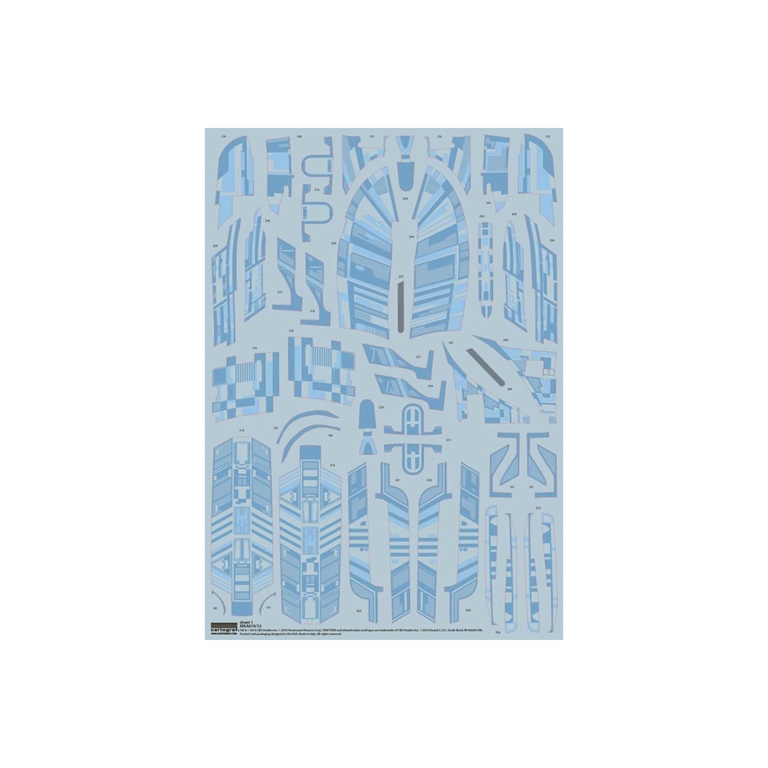 AMT Star Trek: The Next Generation U.S.S. Enterprise NCC-1701-D Aztec ...