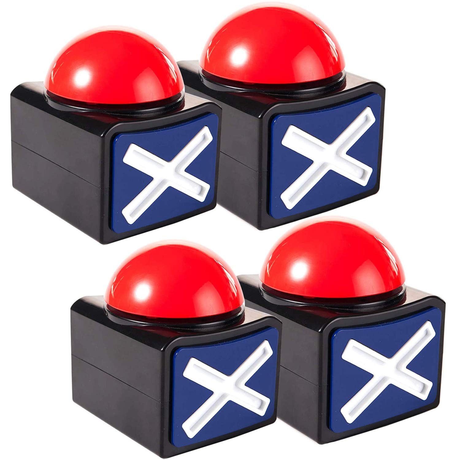 Game Answer Buzzers 4 Pack, Game Buzzer for Trivia Quiz Got Talent ...