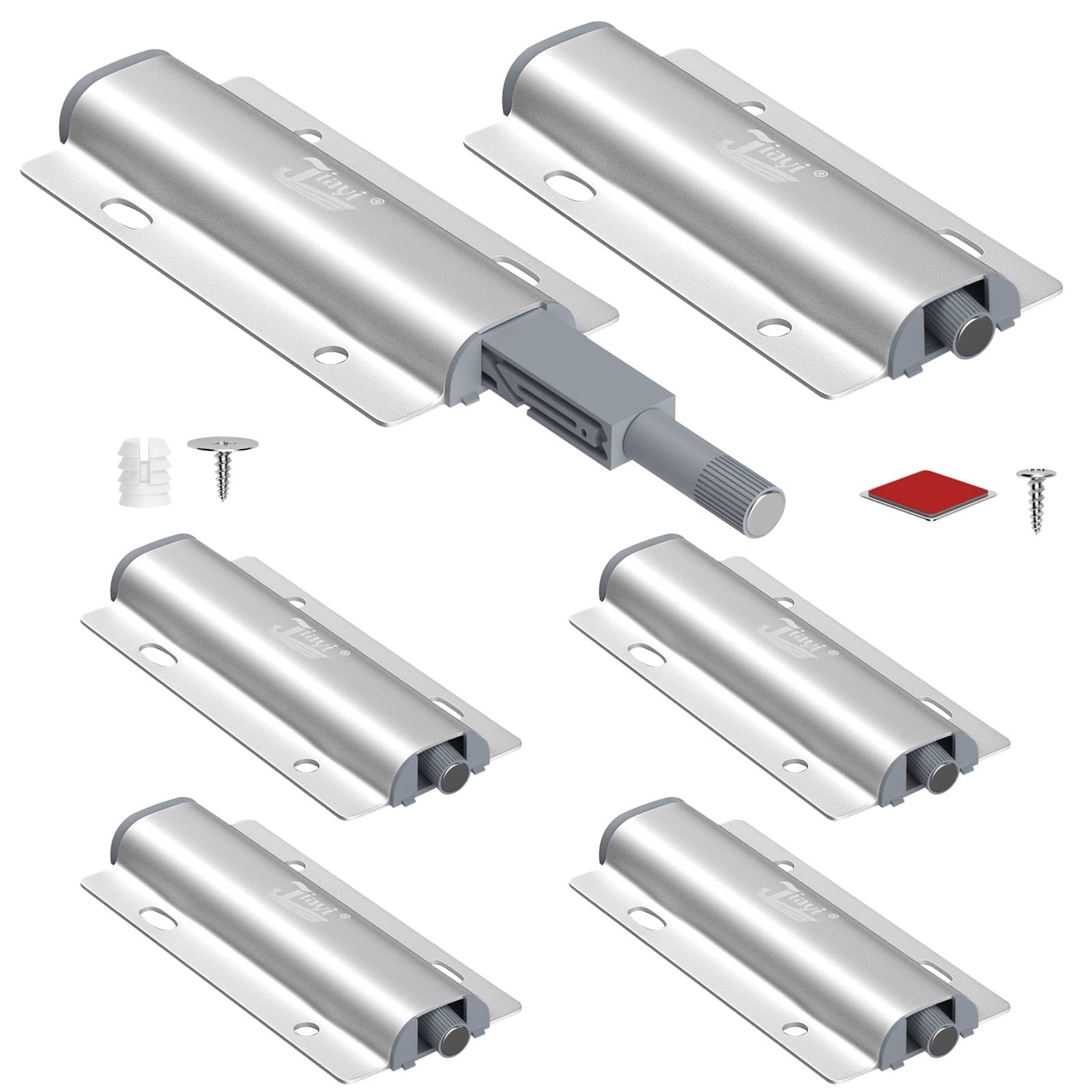 Push Open Door Opener Cupboard Push to Open Door Opener Jiayi Pack of 6 ...