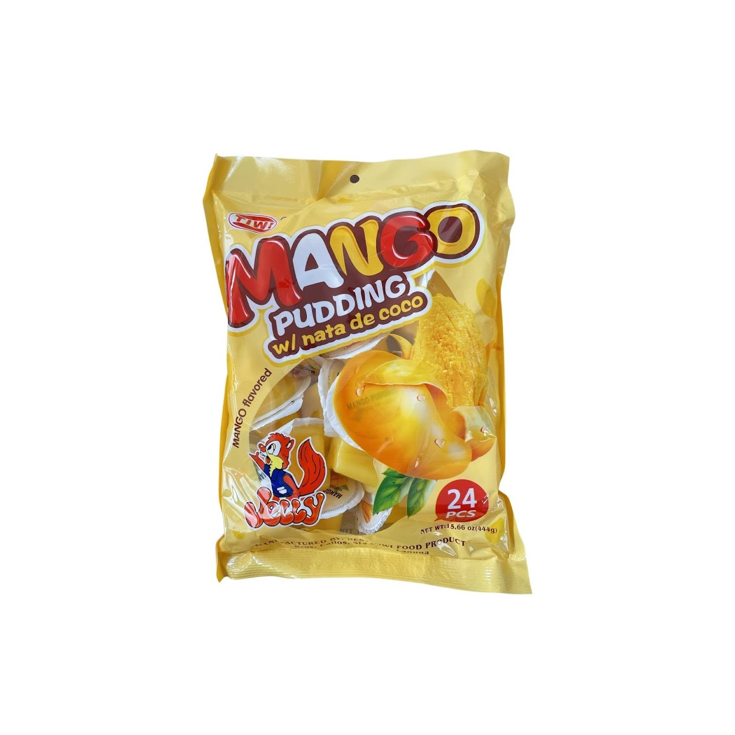 Mango Pudding with Nata de Coco Philippine Mango Flavored 1 pack (24 ...