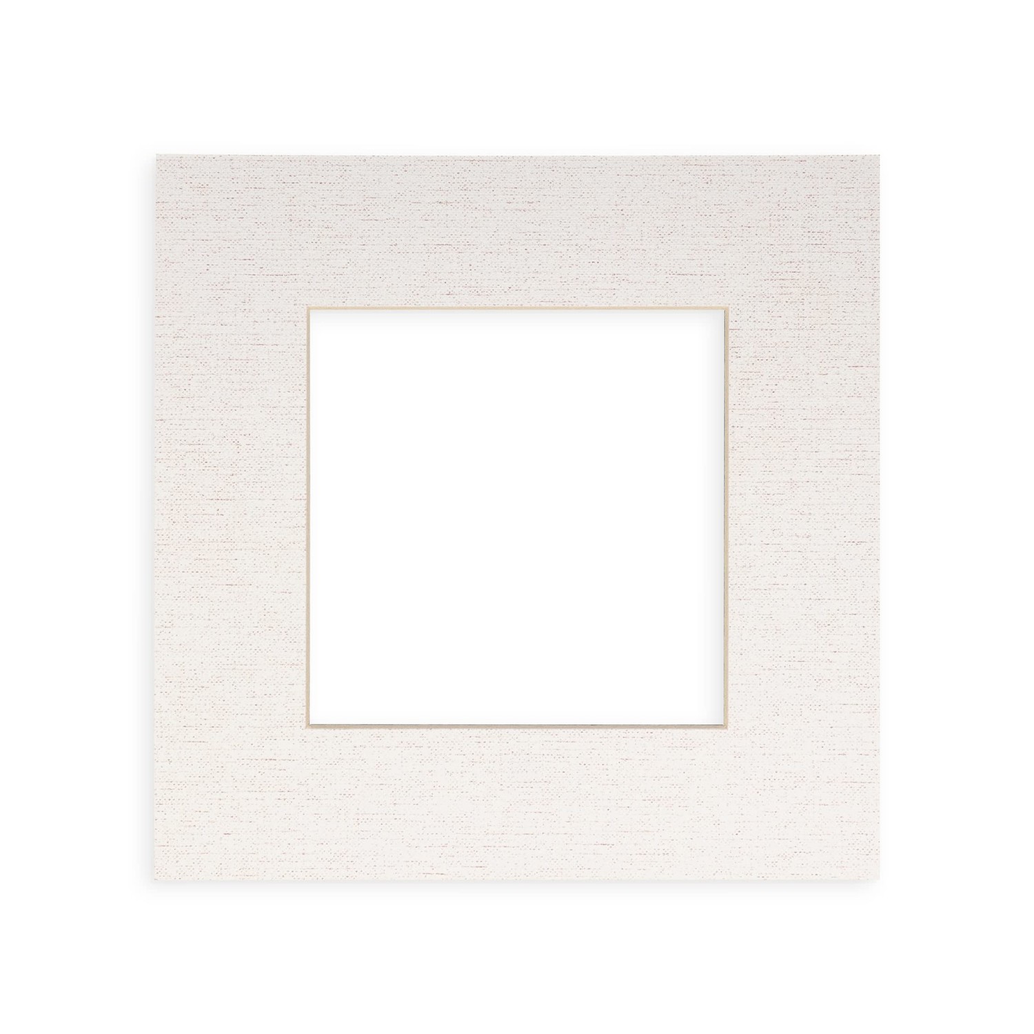 CountryArtHouse White Linen Canvas Acid Free 8x8 Square Picture Frame ...