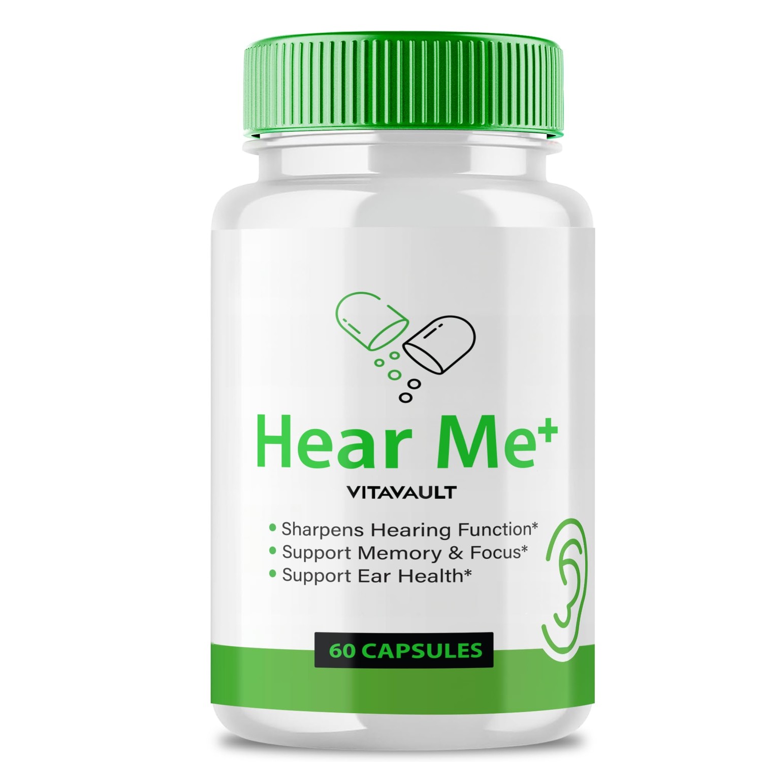 Hear Me + Capsules, HearMe+ Supplement Ear Capsules, Hear Me Plus ...