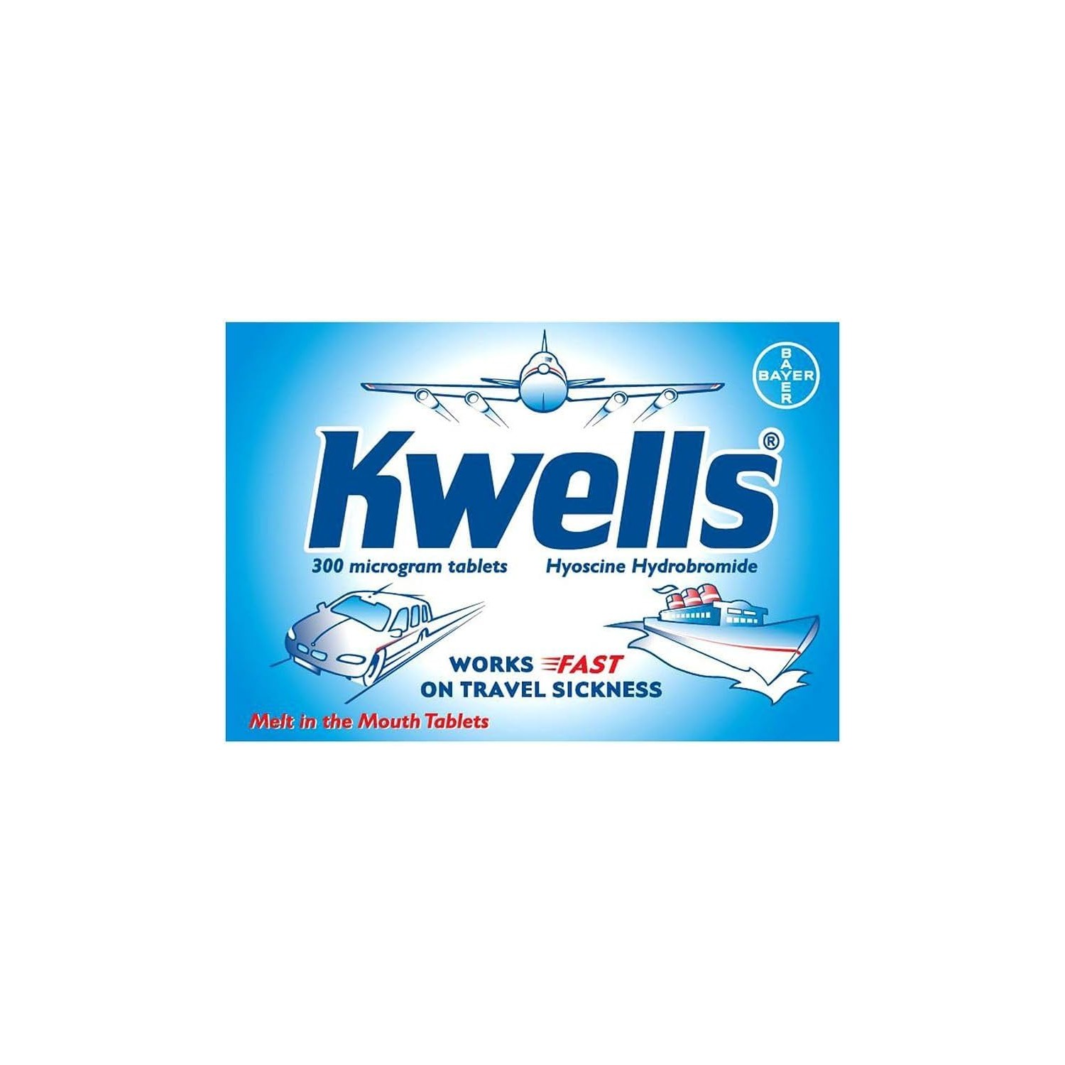 Fast Acting Travel Sickness Prevention Tablets - Pack of 12 Tablets ...