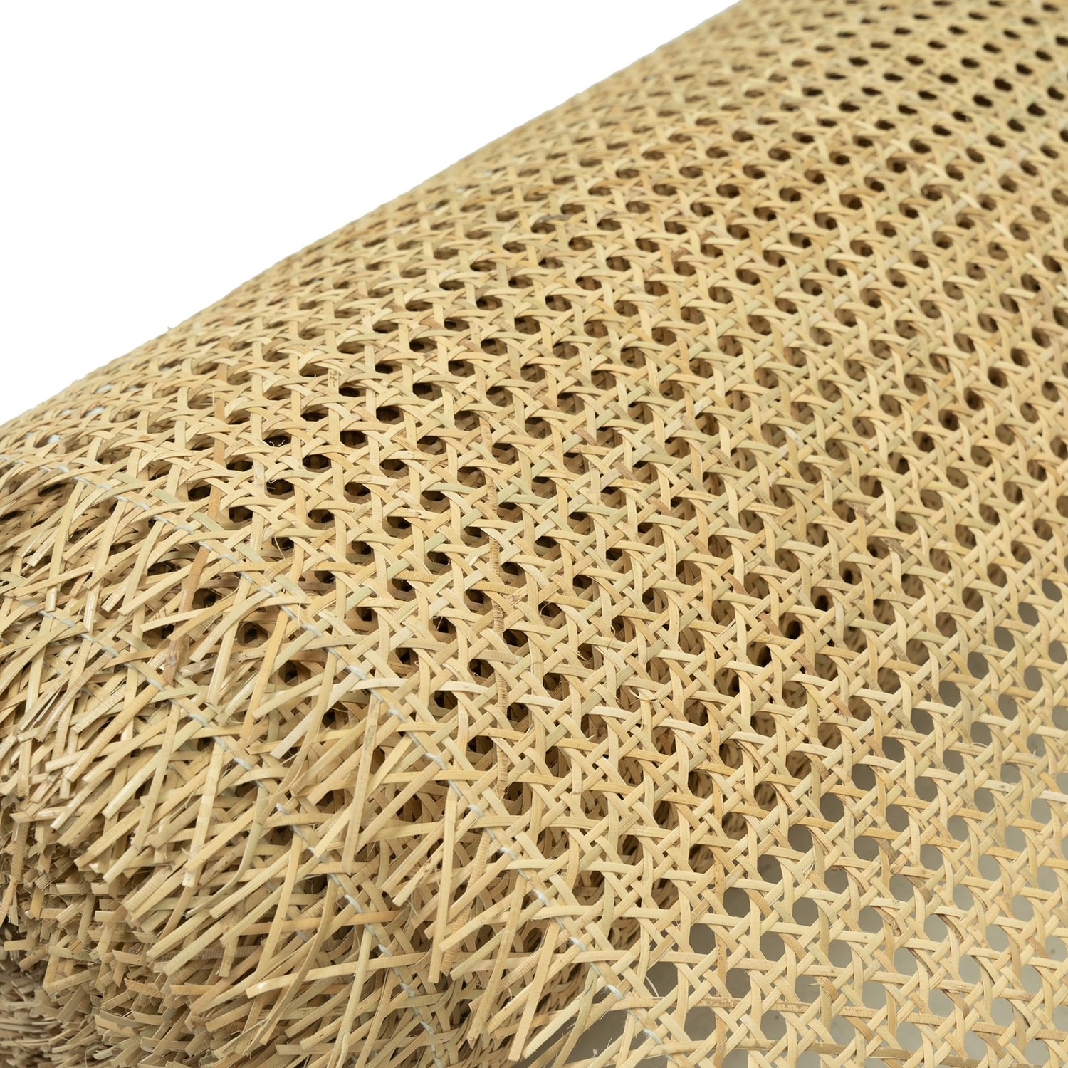 24" Width Rattan Webbing for Caning Projects - Natural Pre Woven Open ...