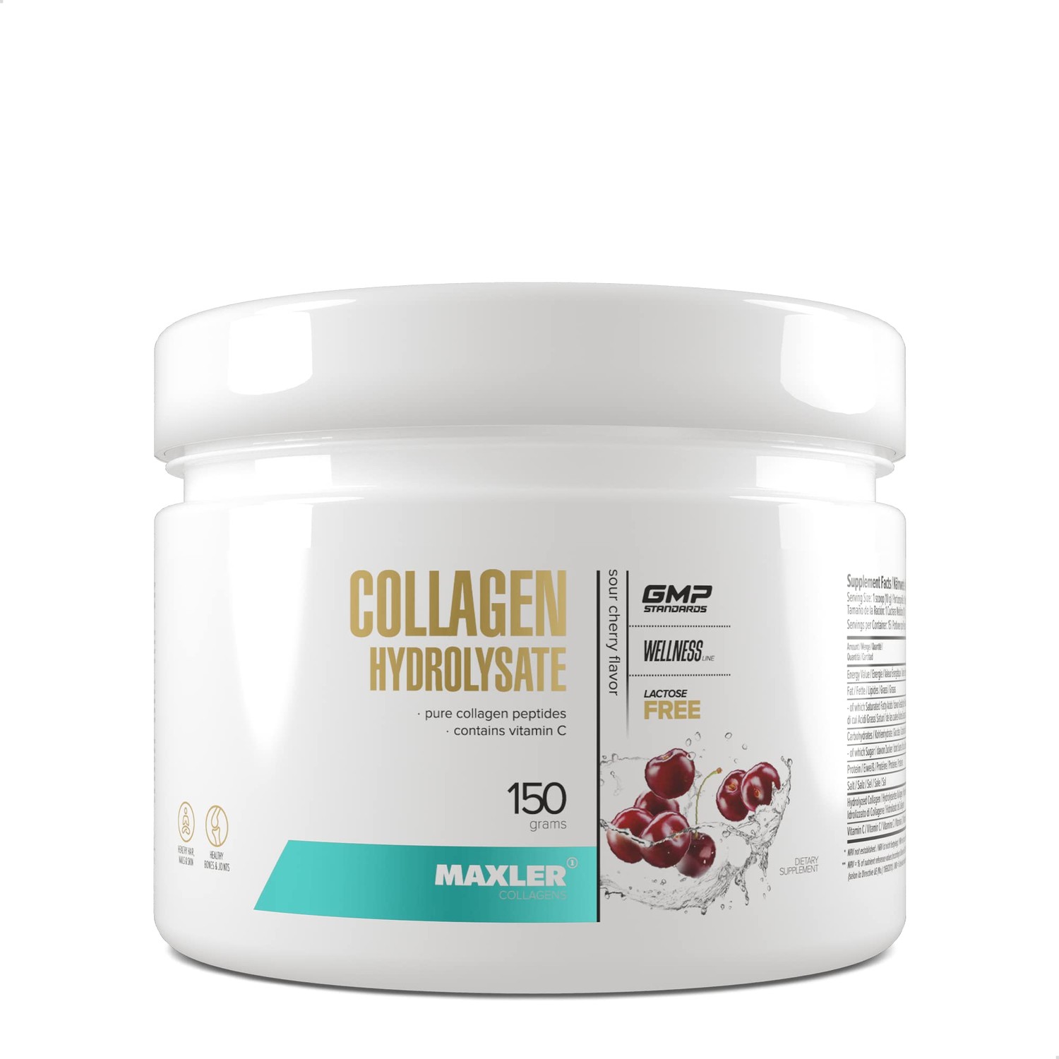Maxler Collagen Hydrolysate - Cherry - 150 g - Bovine Collagen ...